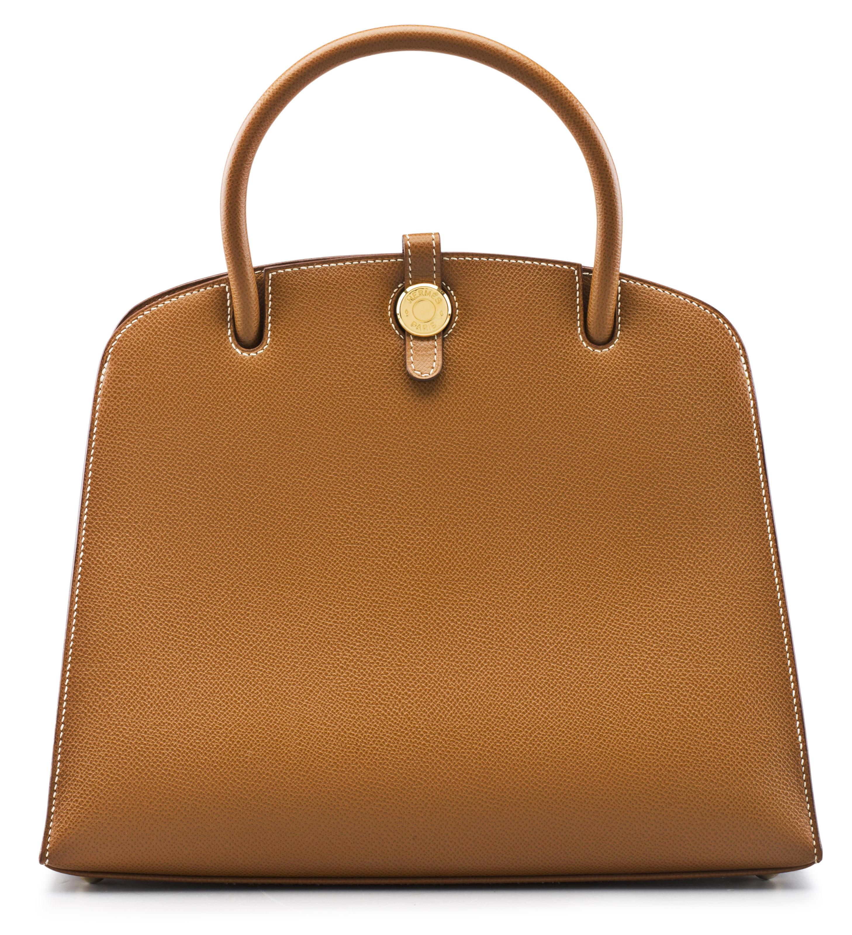 A 30CM GOLD COURCHEVEL LEATHER DALVY BAG, HERMÈS, 2001 | Christie’s