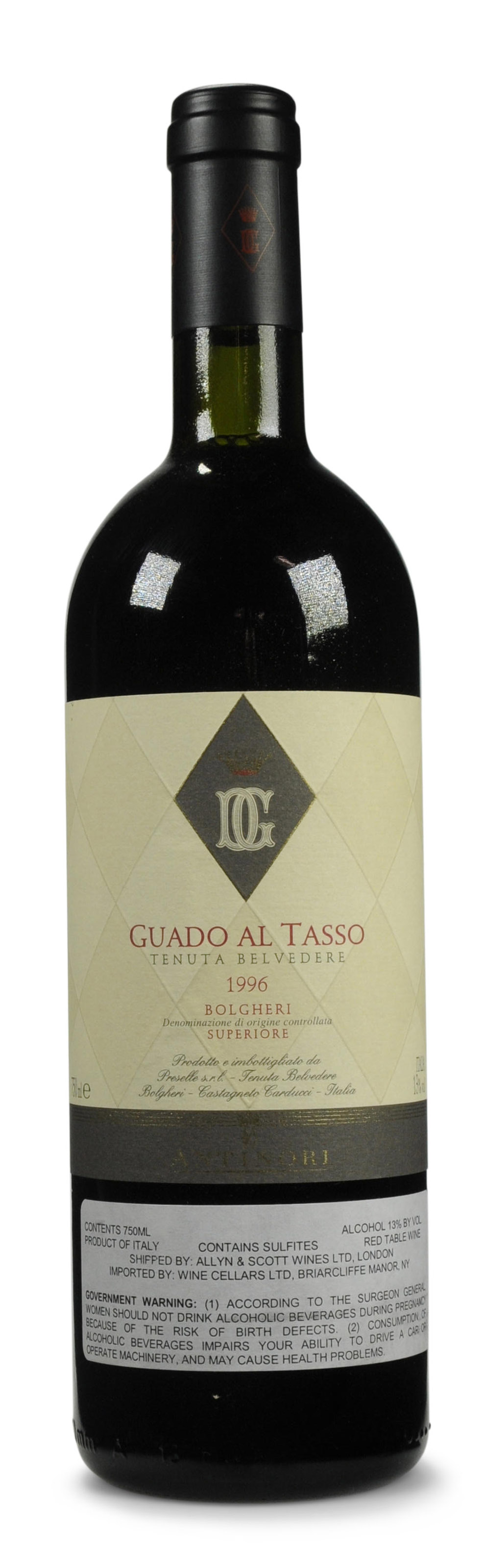 Antinori, Guado al Tasso 1996, Tuscany | Christie’s