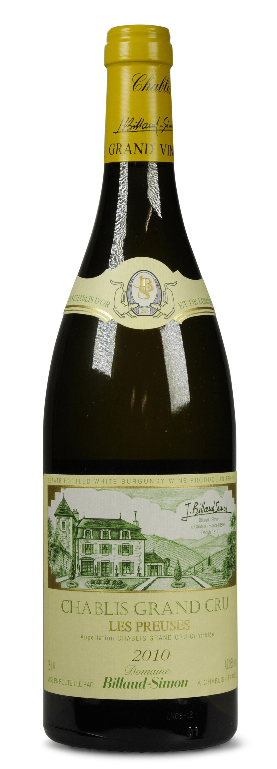 Billaud-Simon, Chablis, Les Preuses 2010, Grand Cru | Christie’s