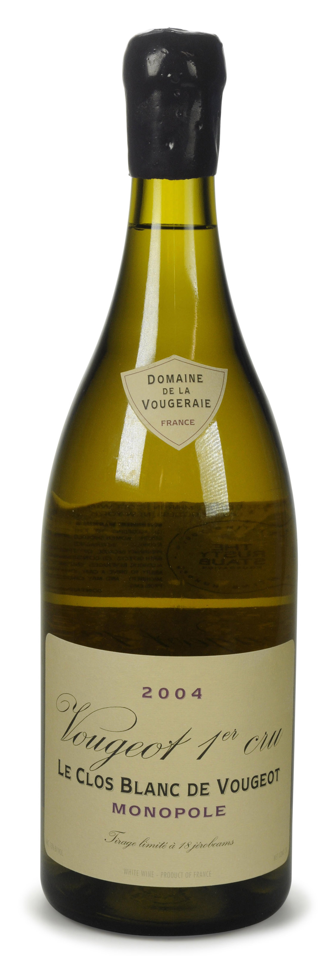 Domaine de la Vougeraie, Vougeot, Clos Blanc de Vougeot 2004, 1er Cru ...