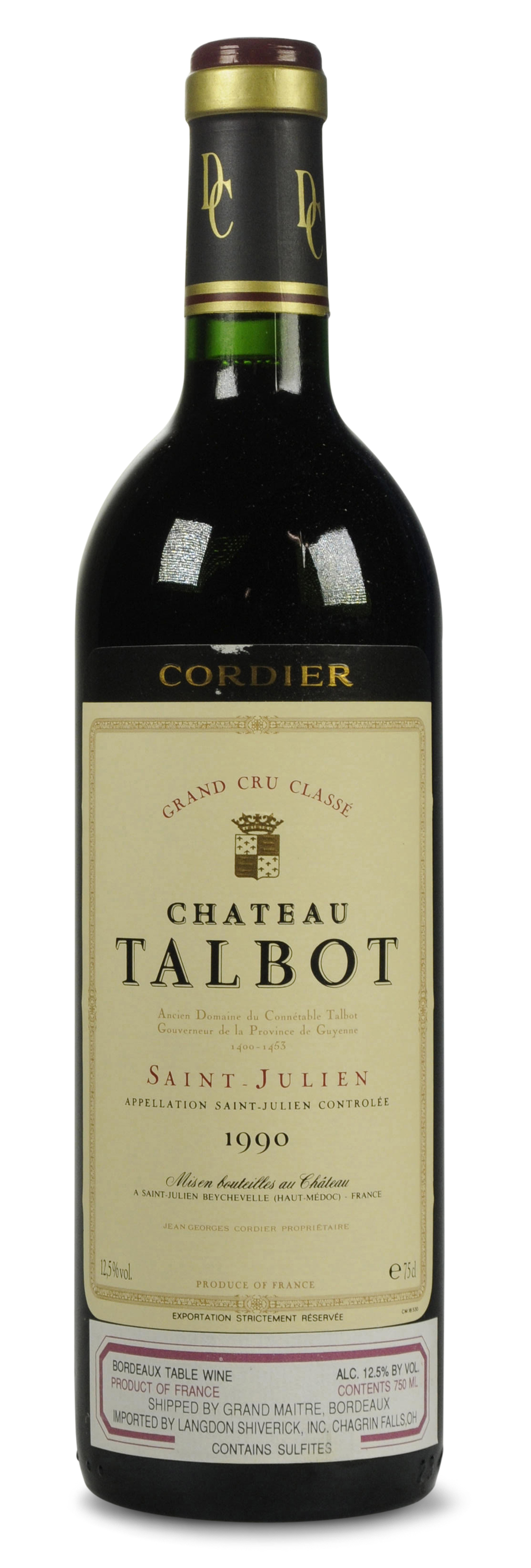 Château Talbot 1990, Saint-Julien, 4ème cru classé | Christie’s