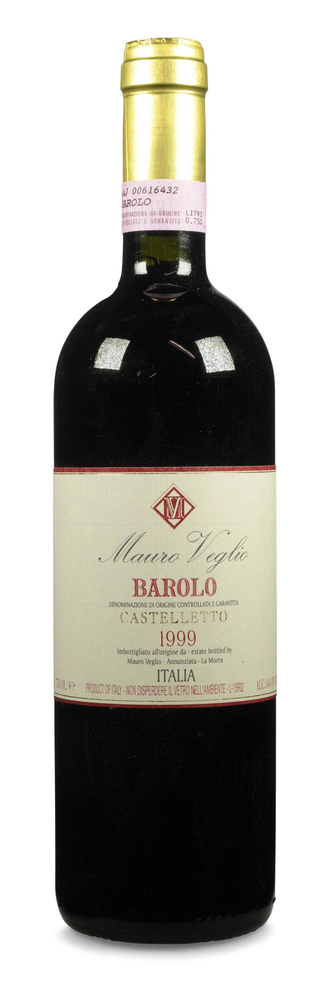 Mauro Veglio, Barolo Casteletto 1999, Piedmont | Christie’s