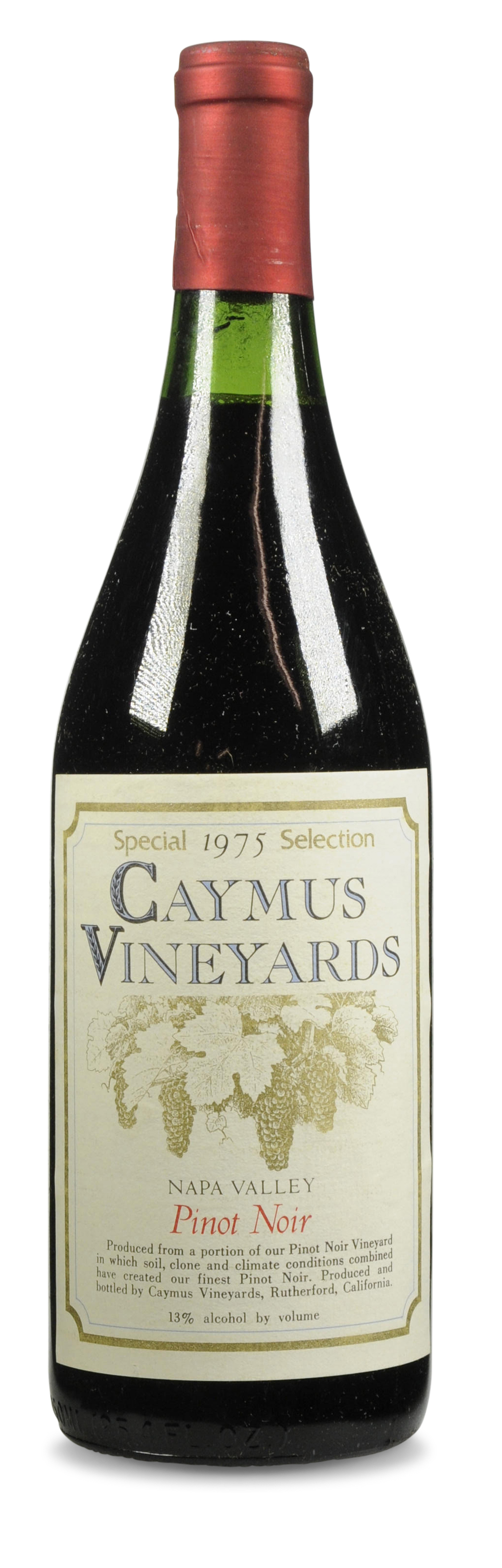 Caymus Vineyards, Special Selection, Pinot Noir 1975, Napa Valley ...