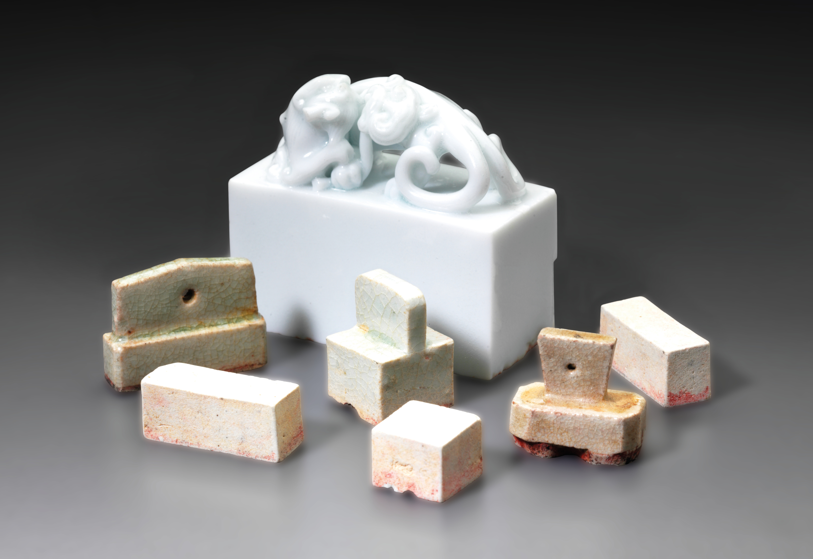 A GROUP OF SEVEN CERAMIC SEALS, | Christie’s