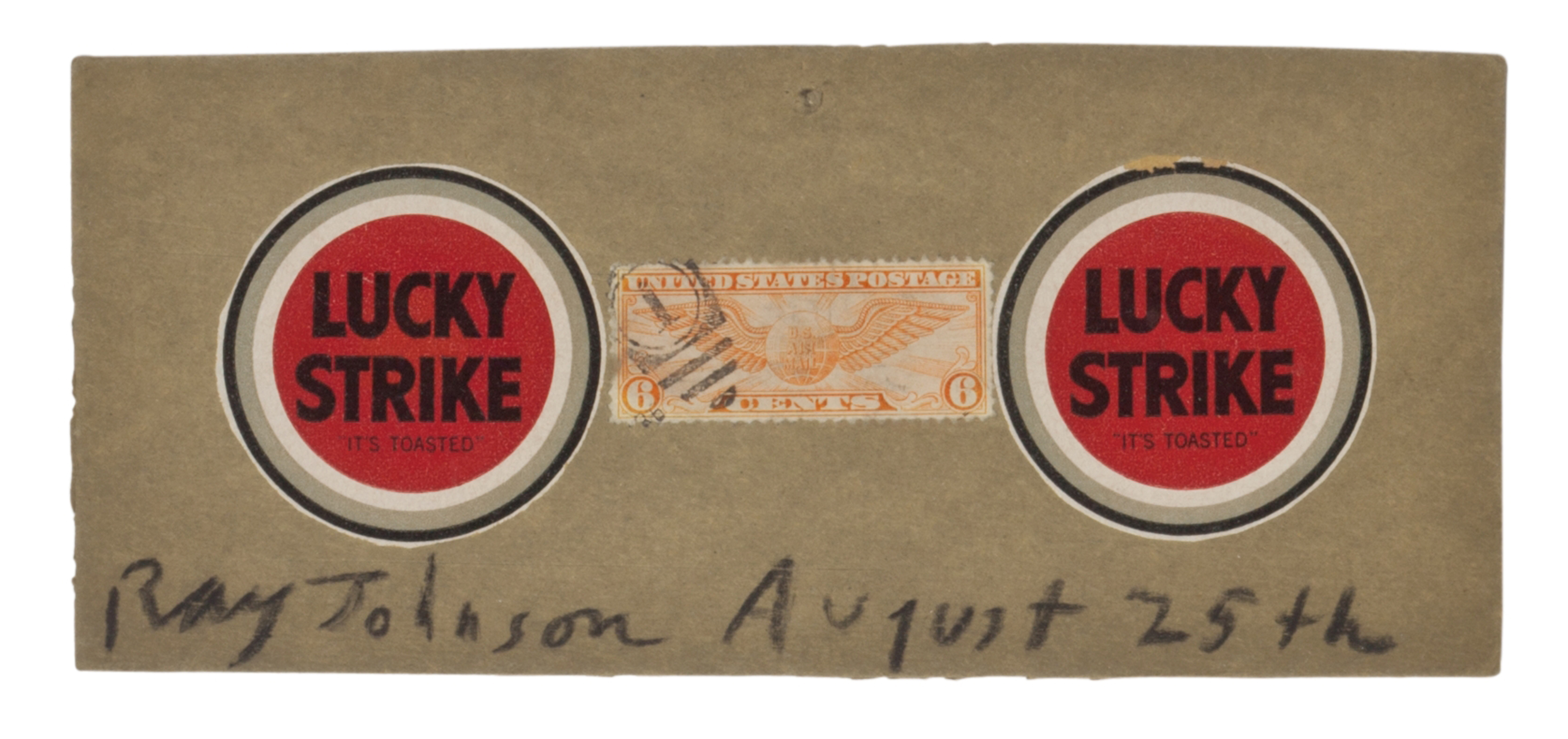 Lucky- Two Lucky's and a United States 6 Cents Postage Stamp, RAY ...