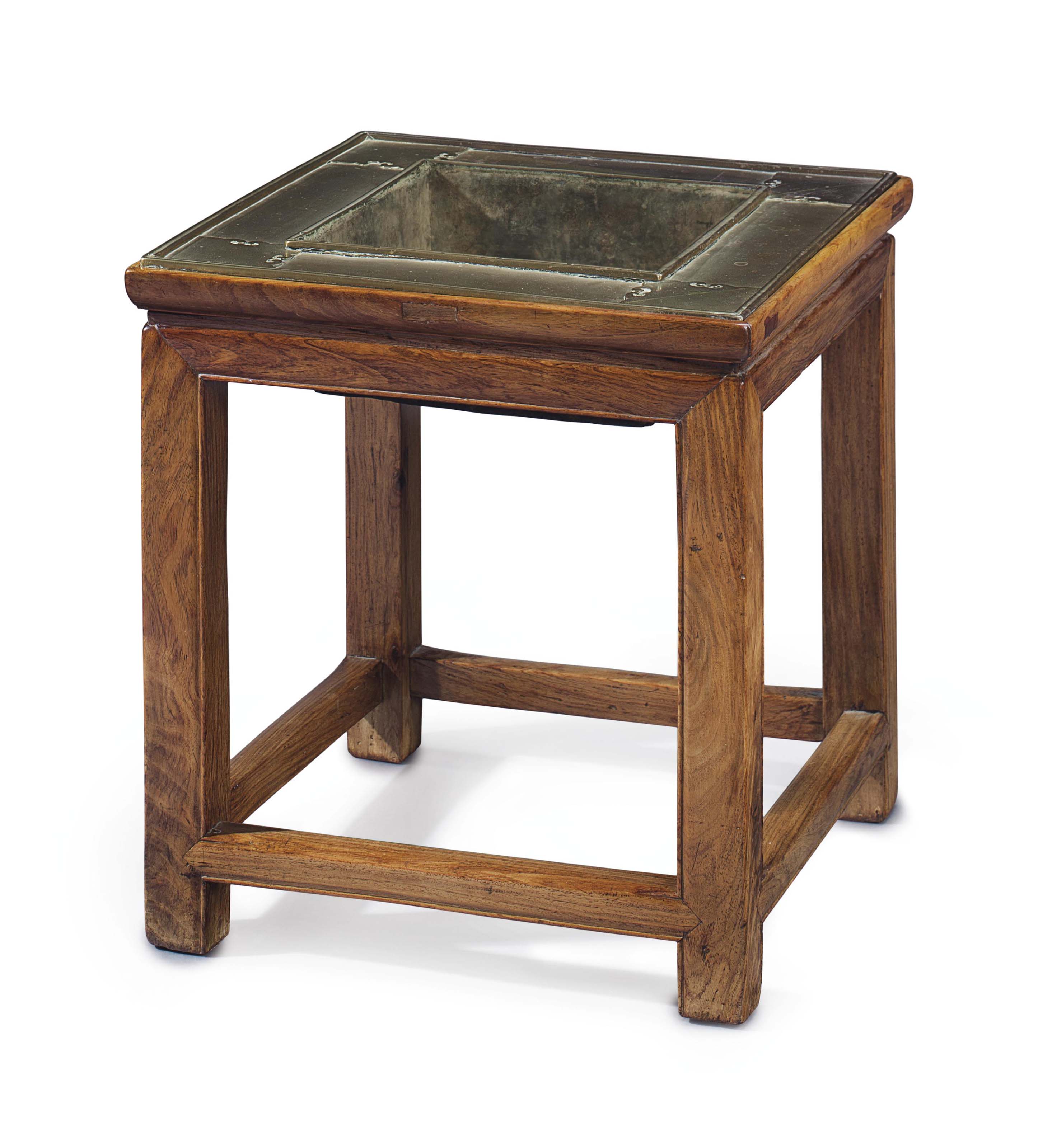 A HUANGHUALI SQUARE BRAZIER STAND - auctions & price archive