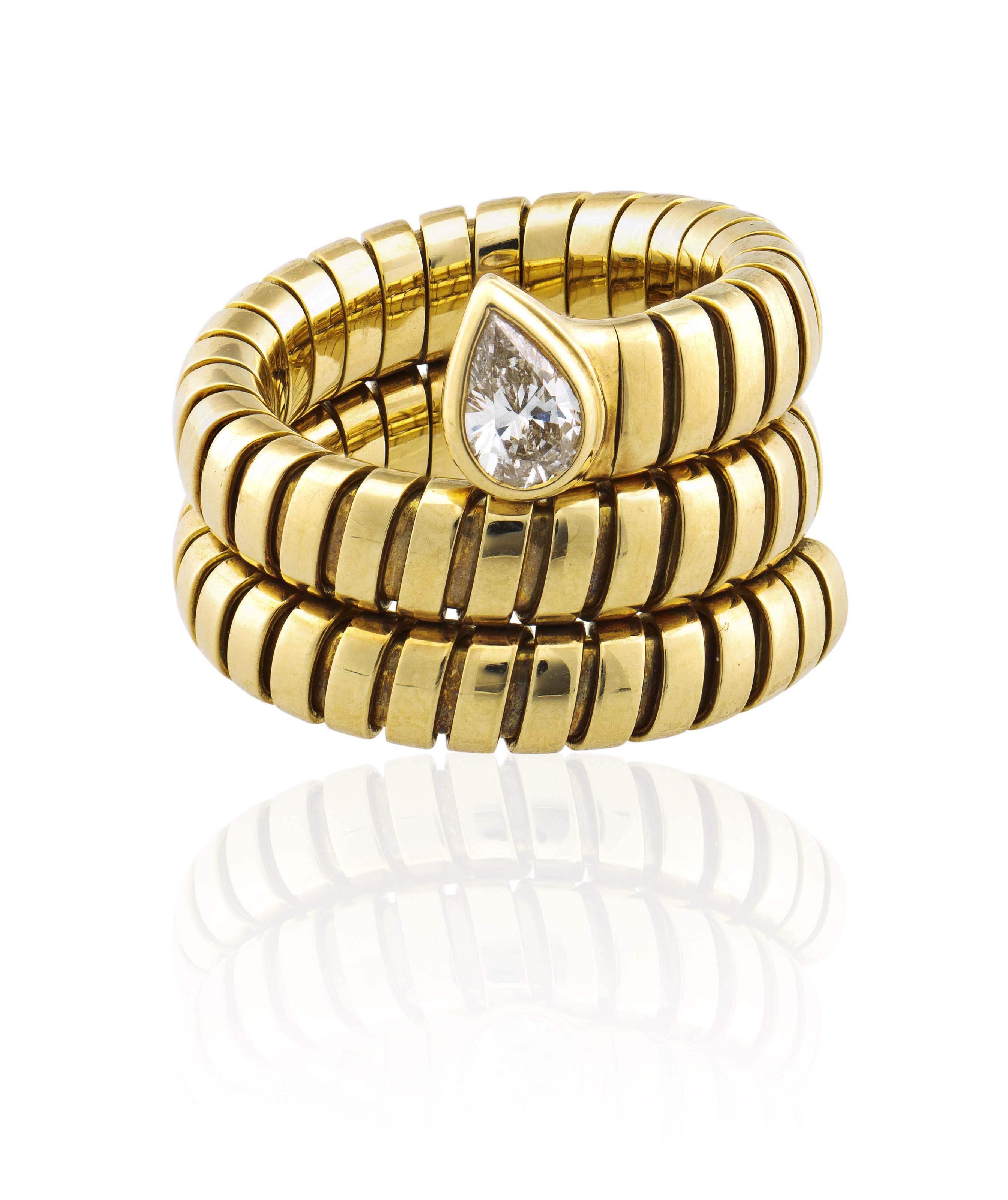 BULGARI 'TUBOGAS' DIAMOND RING, | Christie’s