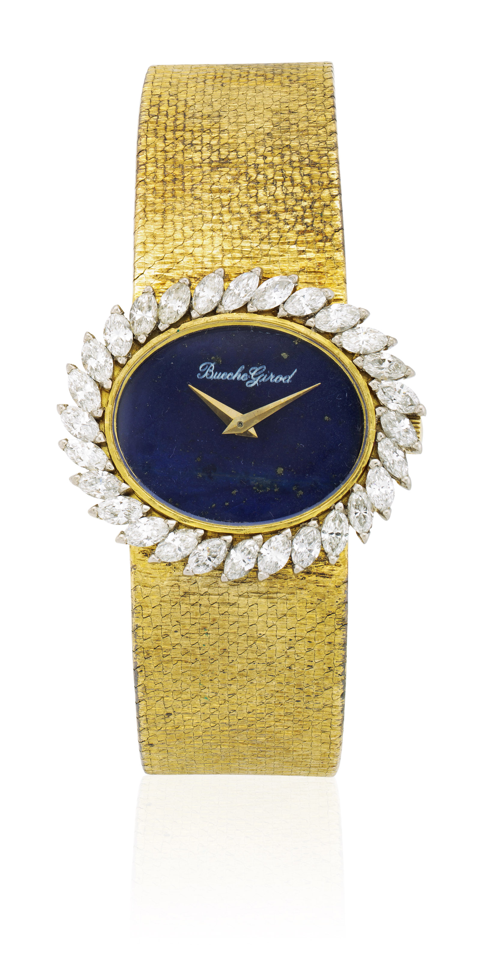 BUECHE GIROD LAPIS LAZULI AND DIAMOND WRISTWATCH, | Christie’s