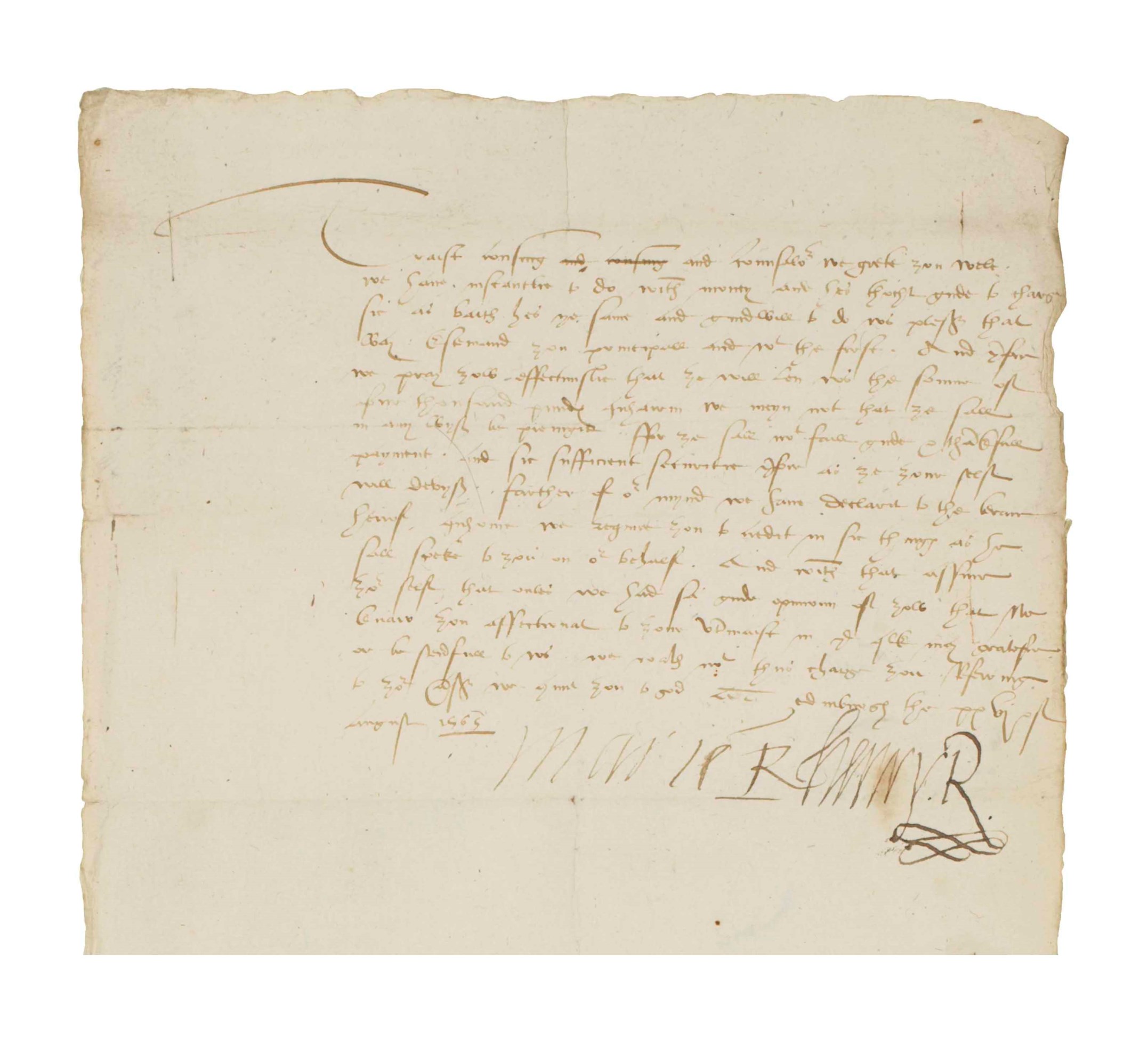 MARY STUART, Queen of Scots and H STEWART, Lord DARNLEY, Consort of ...