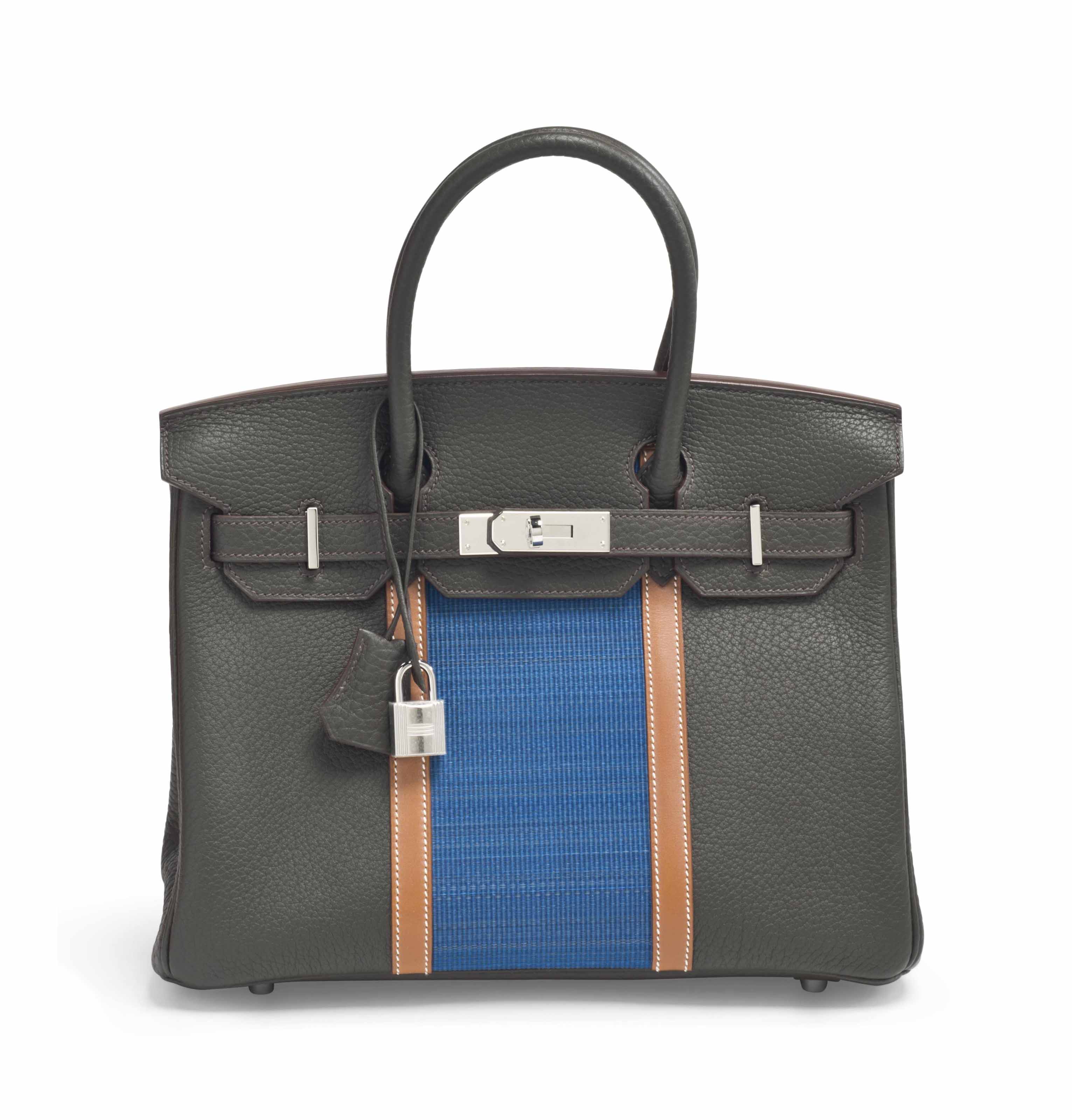 RARE SAC KELLY SELLIER 28 EN CUIR D'AGNEAU TRICOLORE OR, ARGENT ...