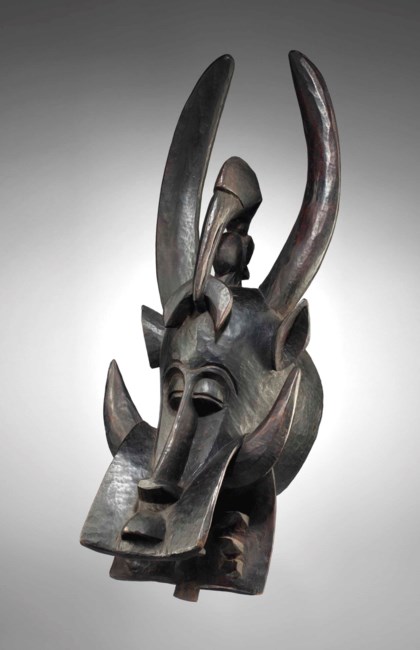 MASQUE SENOUFO, WABELE Senufo helmet mask, wabele, CÔTE D'IVOIRE ...