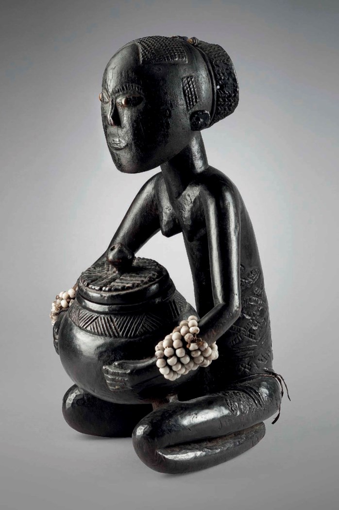 PORTEUSE DE COUPE LUBALuba bowlbearer, RÉPUBLIQUE DÉMOCRATIQUE DU CONGO ...