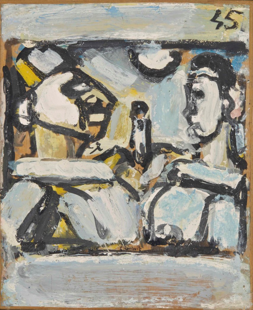 GEORGES ROUAULT (1871-1958), POLICHINELLE ET PIERROT | Christie's