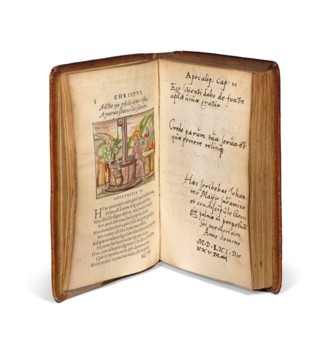 [Simon du ROSIER]. Antithesis De præclaris Christi et indignis Papæ ...