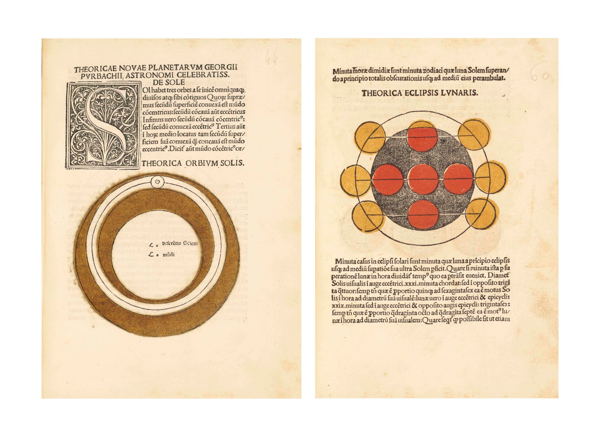 Johannes de SACROBOSCO, (d. 1256 [1244?]). Sphaera mundi. - Georgius ...