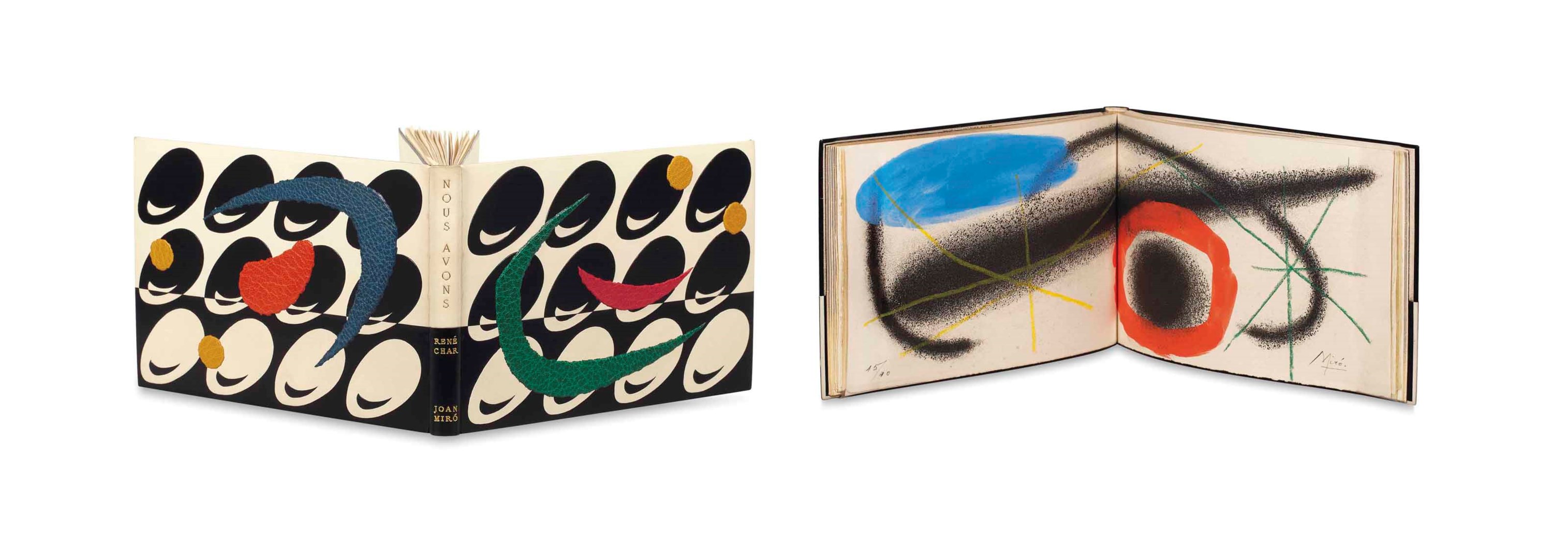 [MIRÓ] – René CHAR (1907-1988). Nous avons. Paris : Louis Broder, mai ...