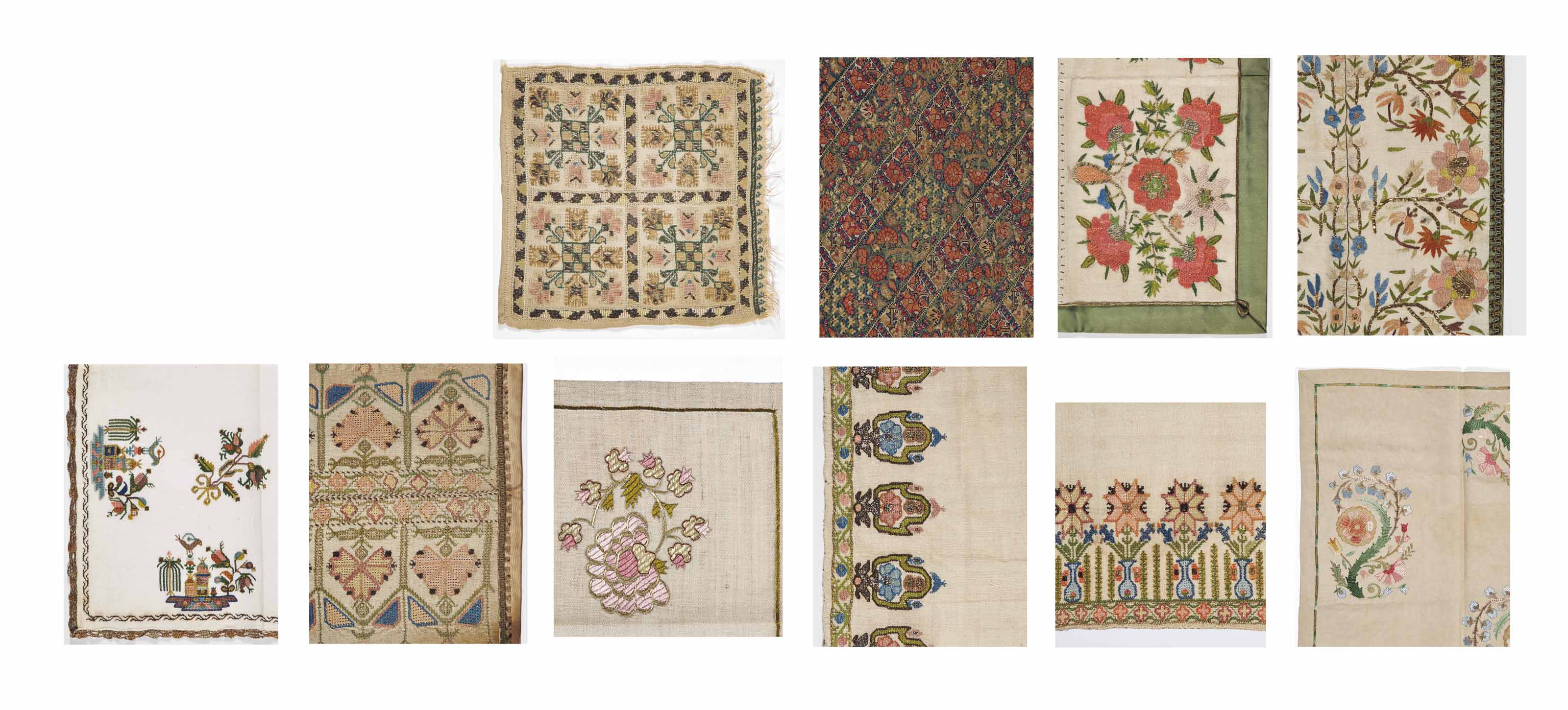 DOUZE BRODERIES OTTOMANES