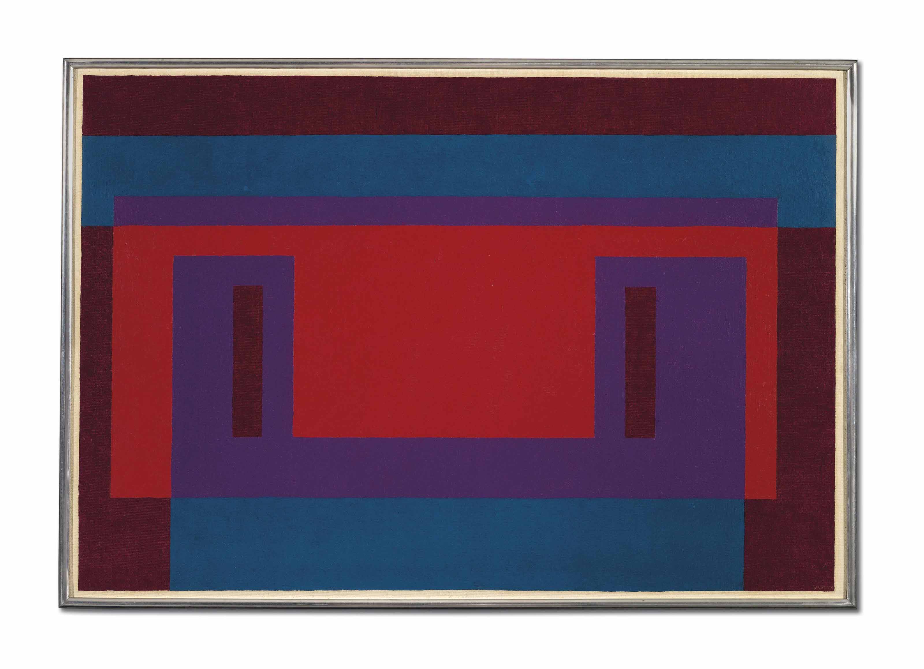JOSEF ALBERS (1888-1976) , Red Wall | Christie's