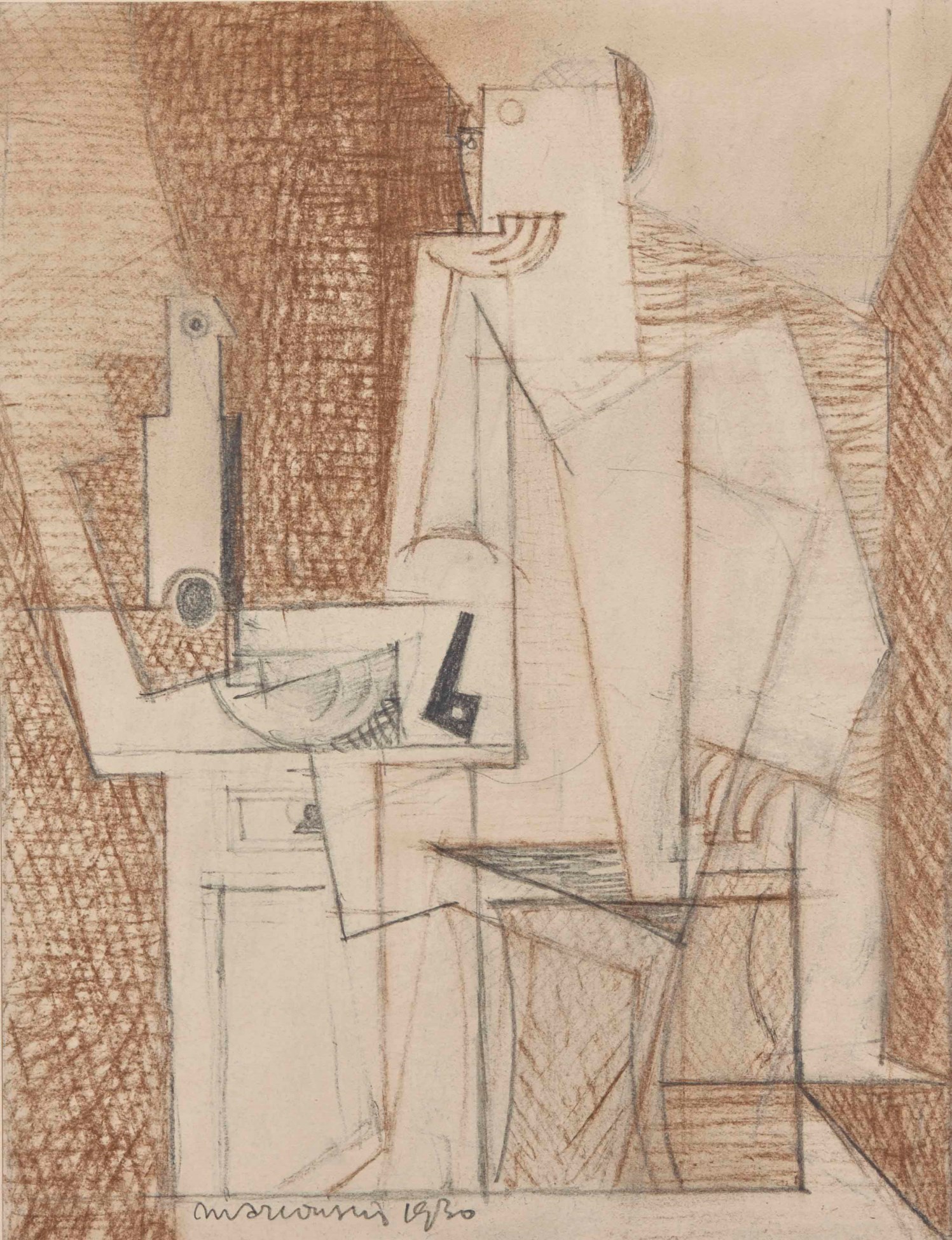 Louis Marcoussis (1883-1941), Portrait de Georges Hugnet | Christie's