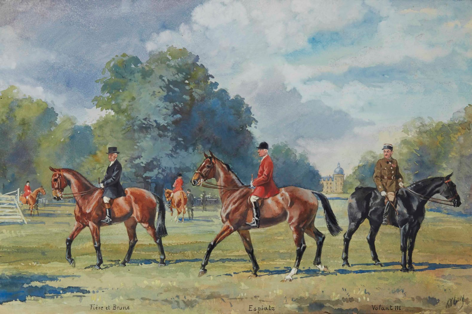 BARON KARL ANDRÉ JEAN REILLE (PARIS 1886-1974 CERELLES), Concours ...