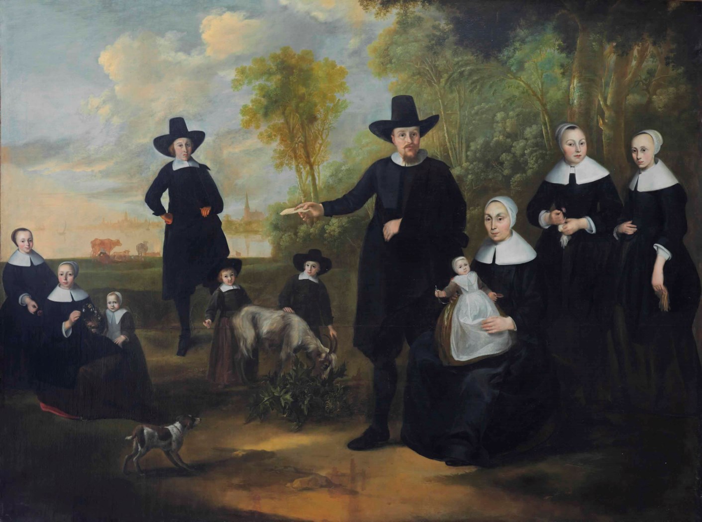 Attributed to Gerard Donck (before 1610-after 1640), A group portrait ...