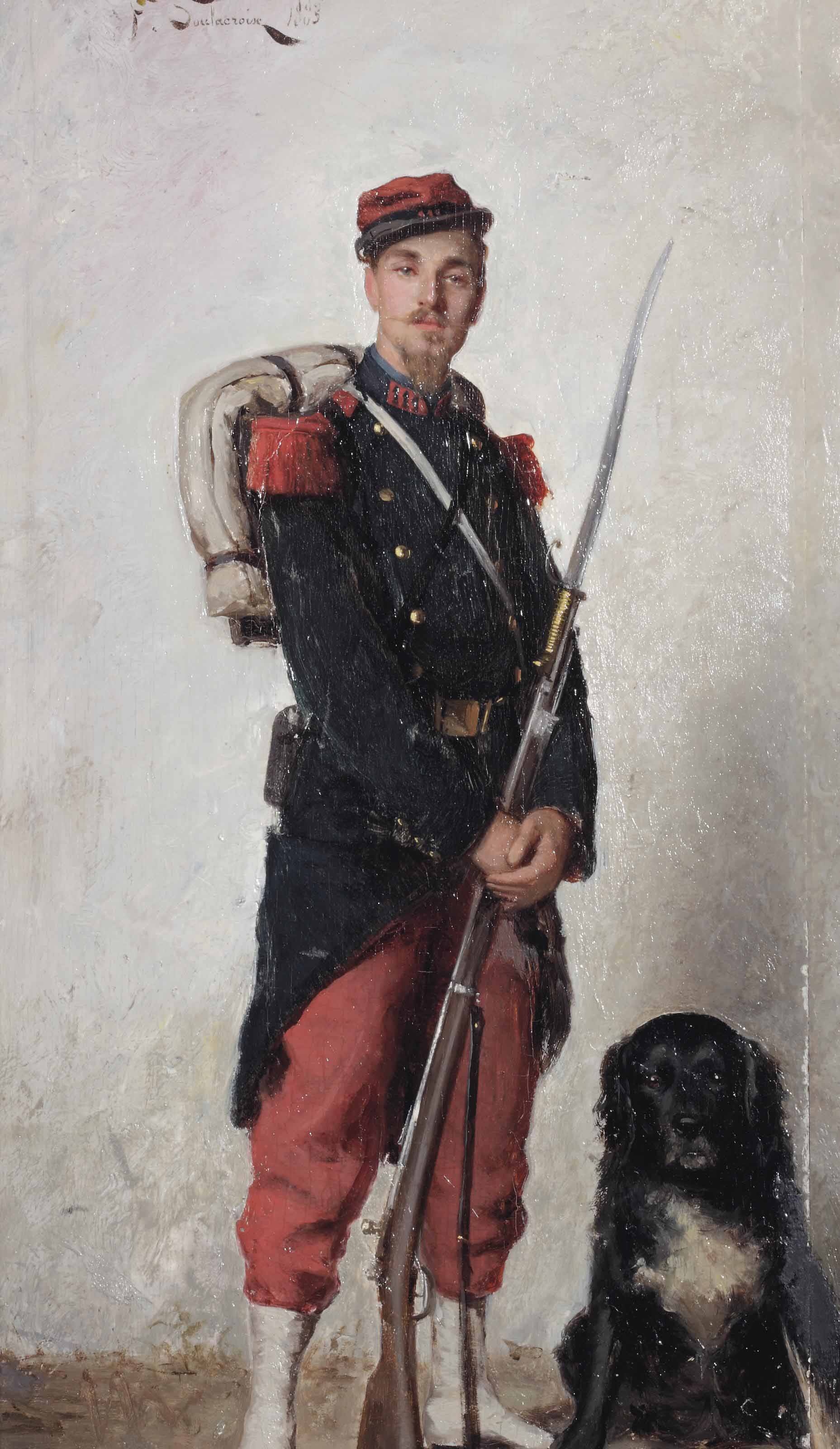 Franz Verhas (Dendermonde 1827-1897 Schaerbeek), An elegant lady in ...