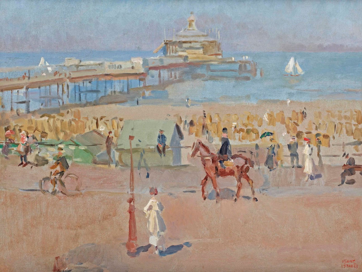 Isaac Israels (Amsterdam 1865-1934 The Hague), A view of the ...