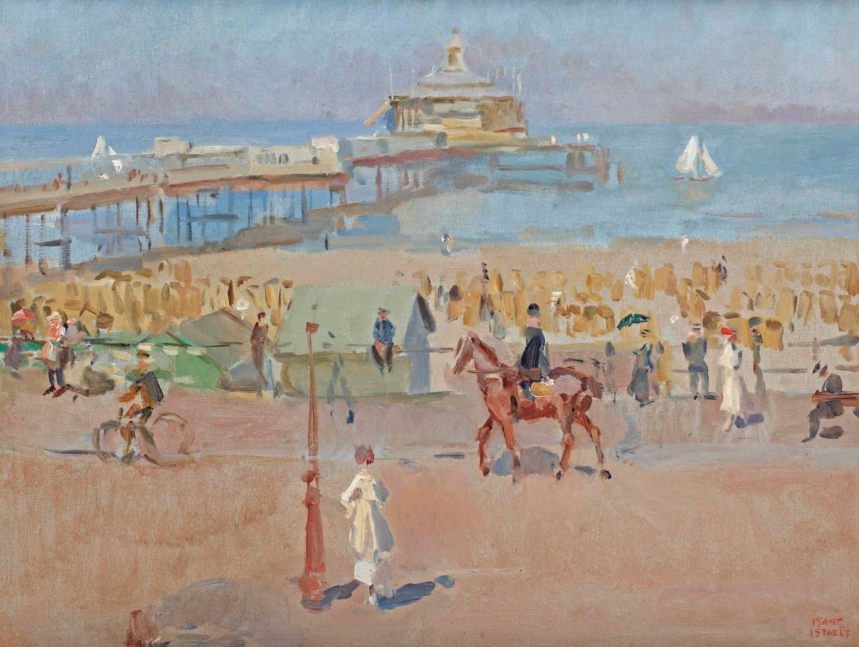 Isaac Israels (Amsterdam 1865-1934 The Hague), A view of the ...