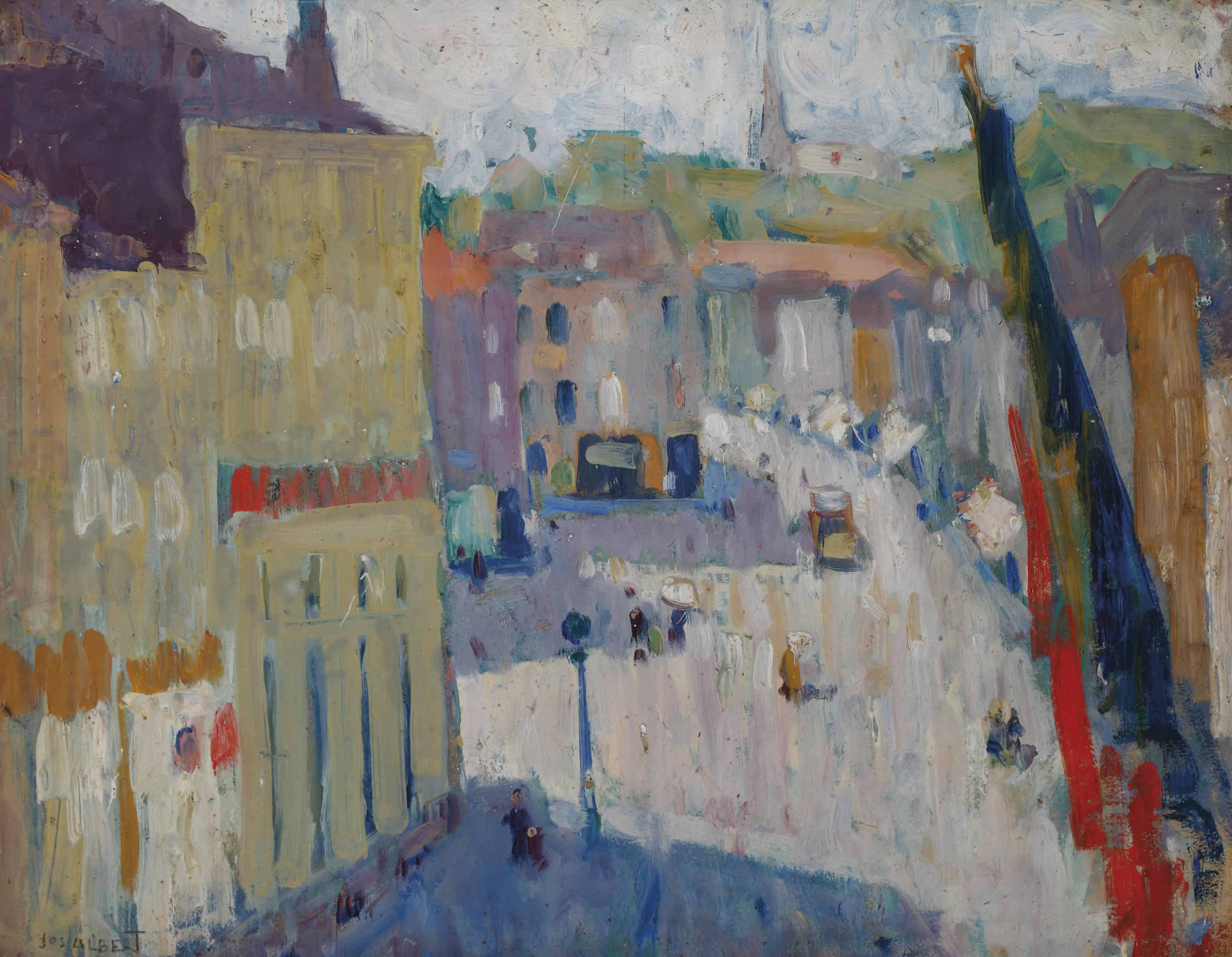 Joseph Albert (1886-1981) , Street view, France | Christie's