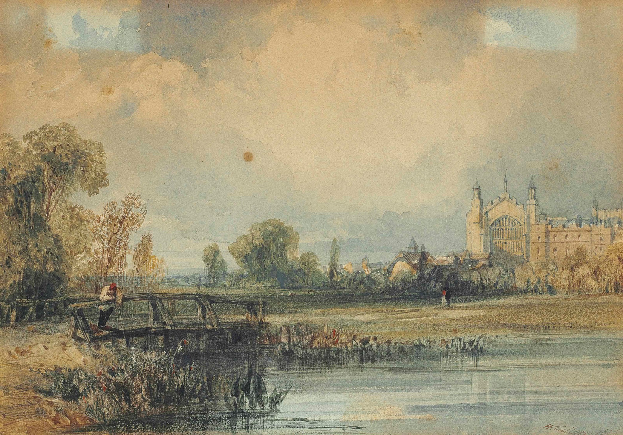 William Callow, R.W.S. (London 1812-1908 Great Missenden), View of Eton ...