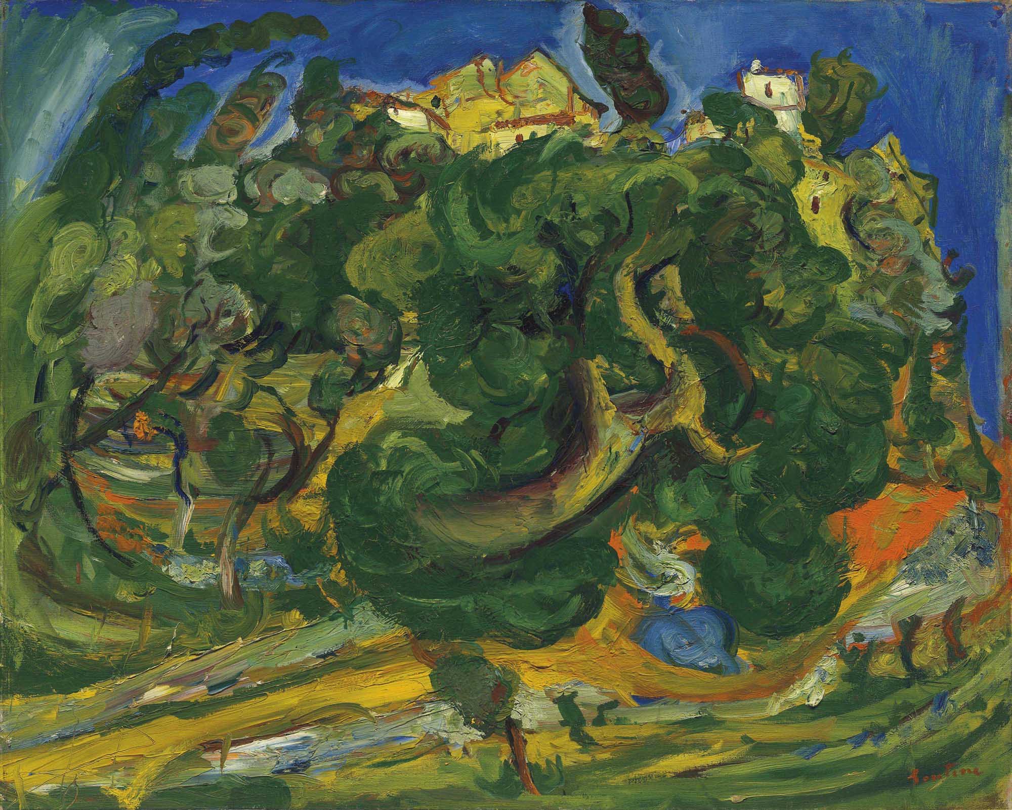 Chaïm Soutine (1893-1943) , Paysage du Midi | Christie's