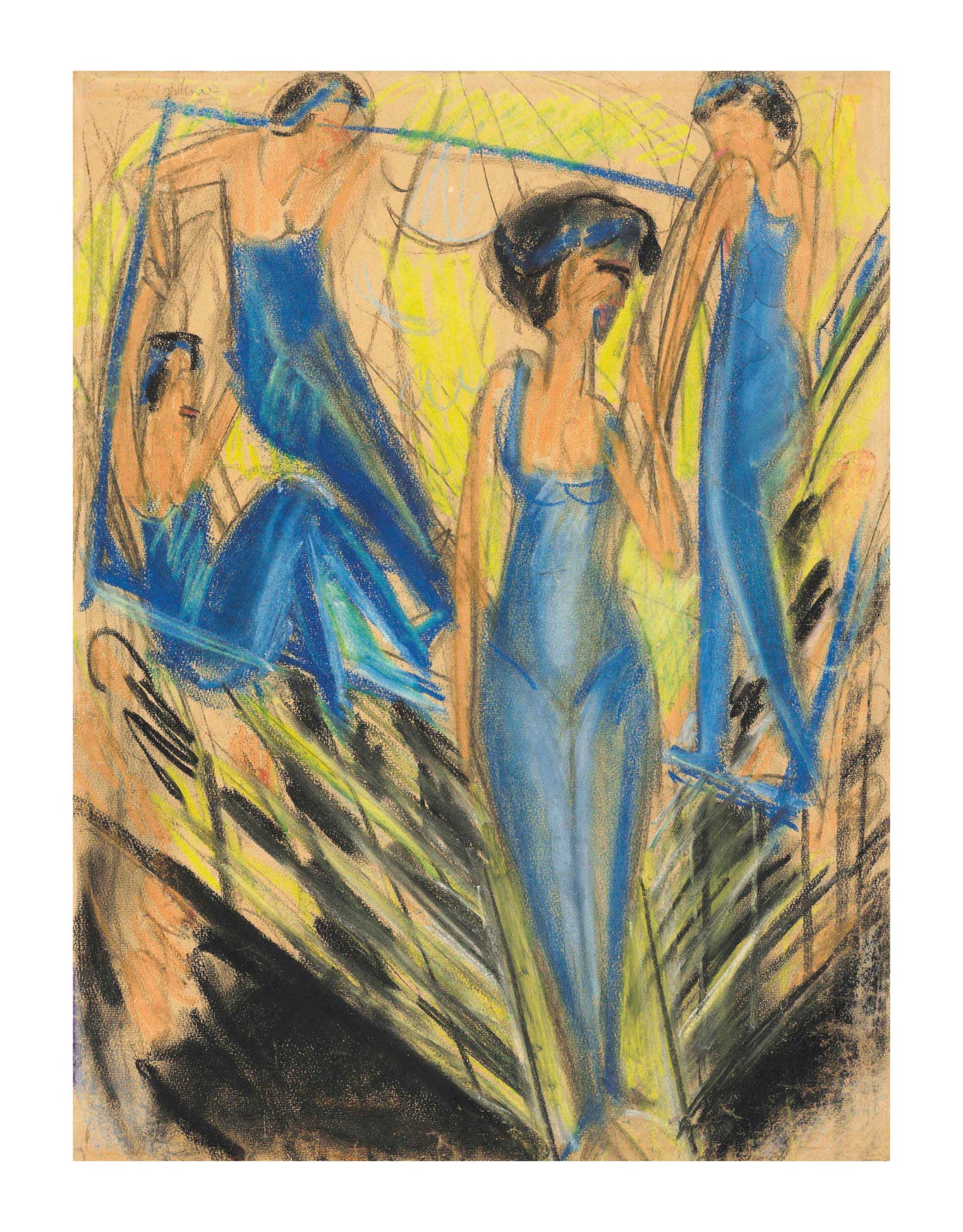 Ernst Ludwig Kirchner (1880-1938), Blaue Artisten | Christie's