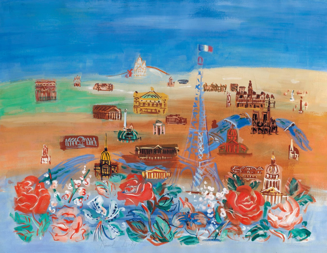 Raoul Dufy (1877-1953), Vue de Paris | Christie's