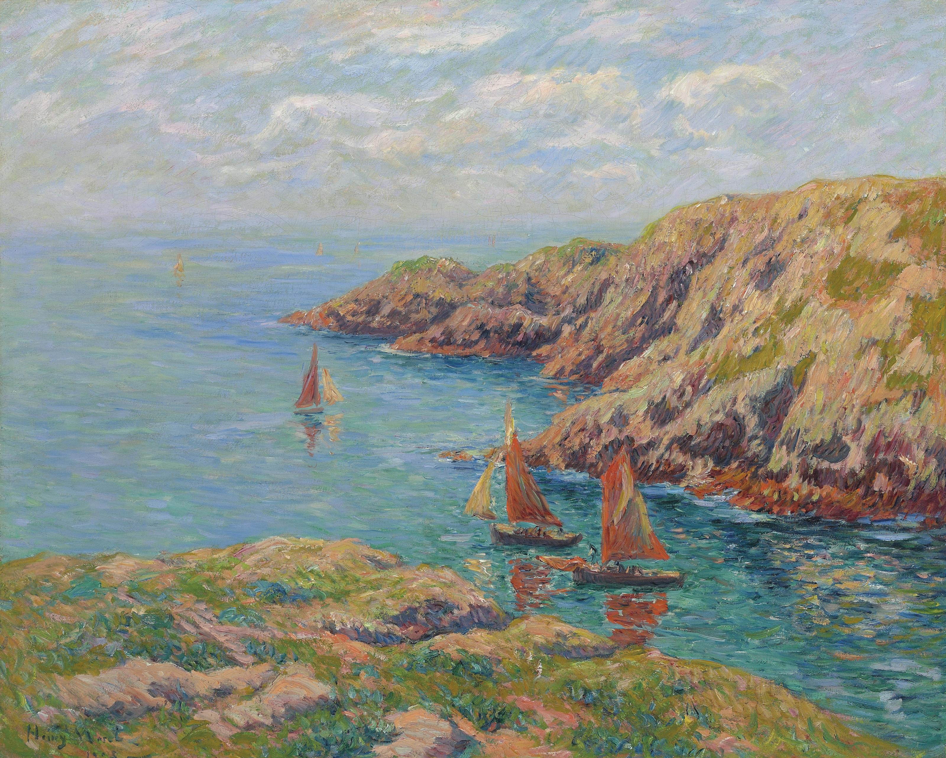 Henry Moret (1856-1913) , L'Ile de Groix, Morbihan | Christie's