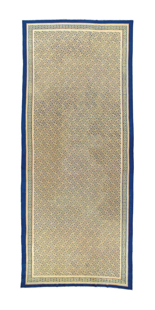 A LARGE NINGXIA CARPET, NORTH CHINA, SECOND HALF 18TH CENTURY | Christie's