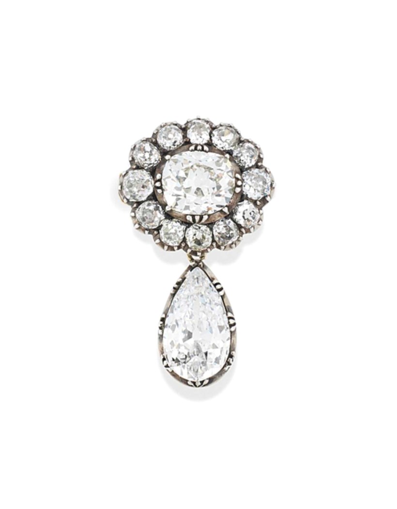 A LATE 19TH CENTURY DIAMOND BROOCH | Christie's