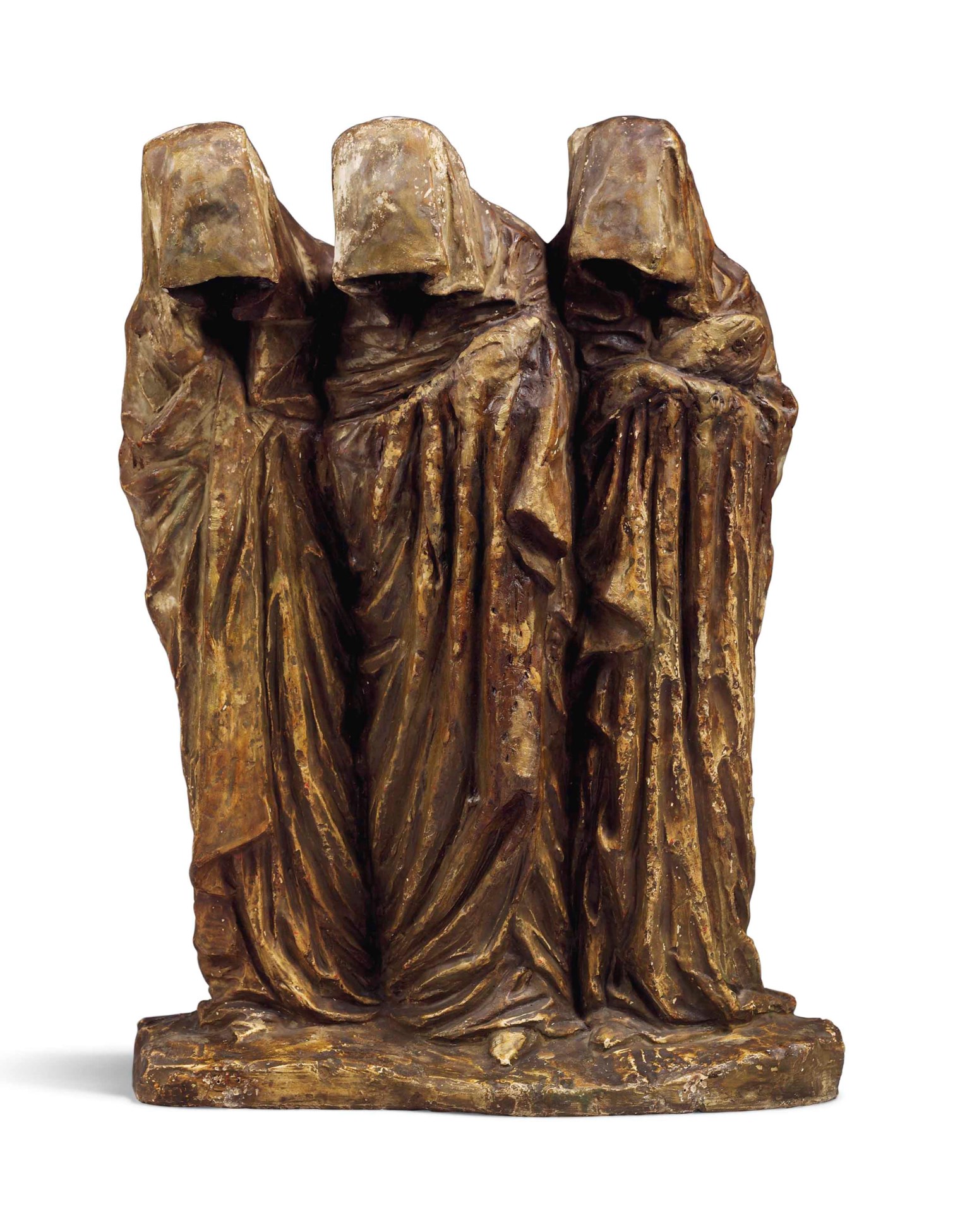 GEORGE MINNE (BELGIAN, 1866-1941), Les Saintes Femmes au Tombeau (Three ...