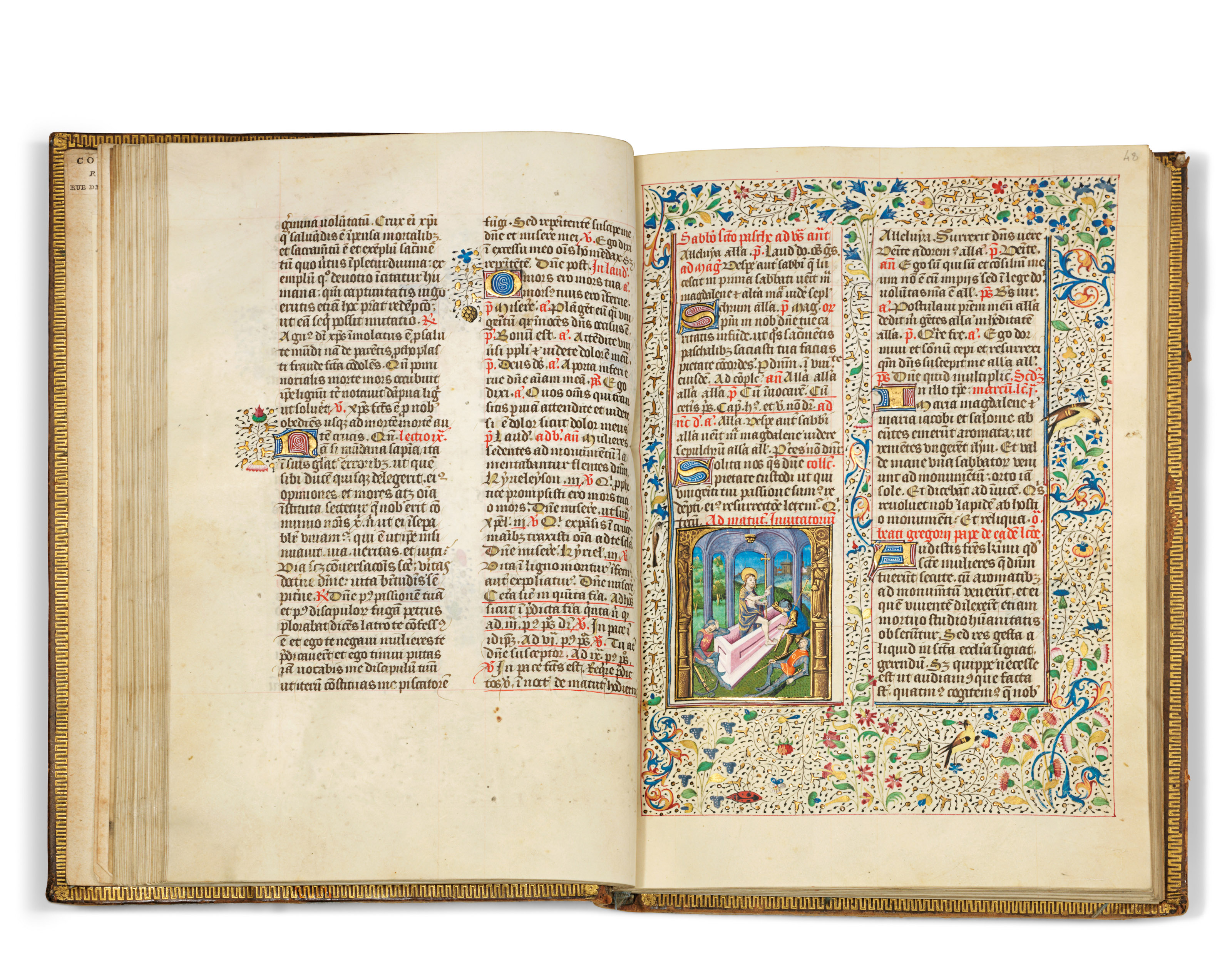 THE SAINT-LOUP BREVIARY, in Latin, illuminated manuscript on vellum ...