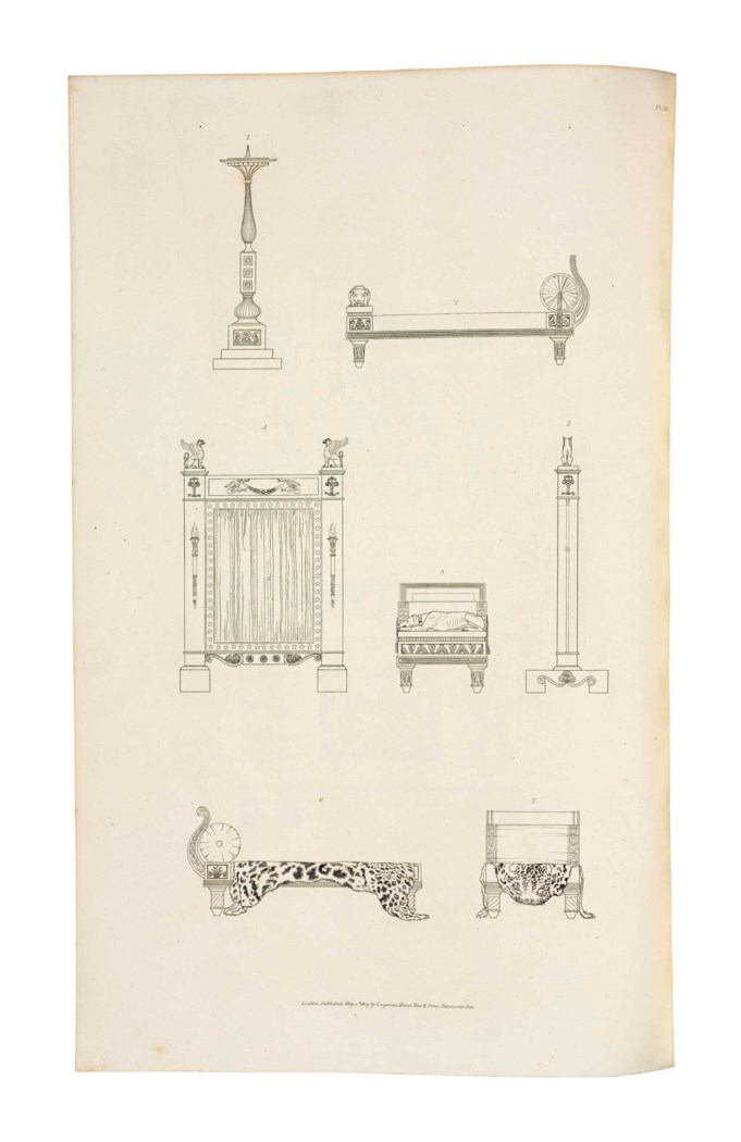 HOPE, Thomas (1769-1831). Household Furniture and Interior Decoration ...