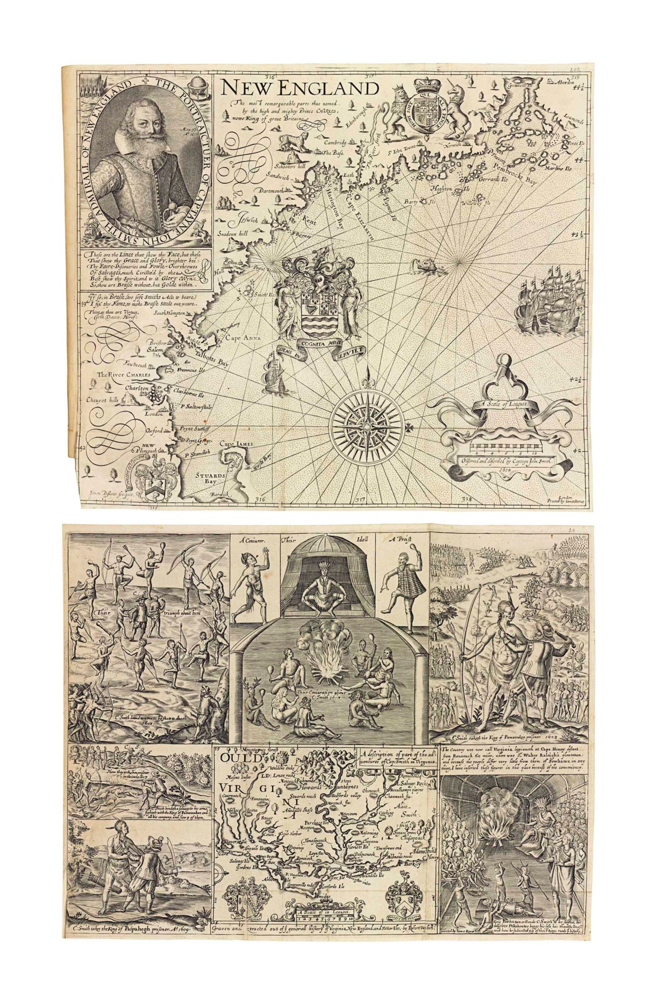 SMITH, John, Capt. (1580-1631). The Generall History of Virginia, New ...
