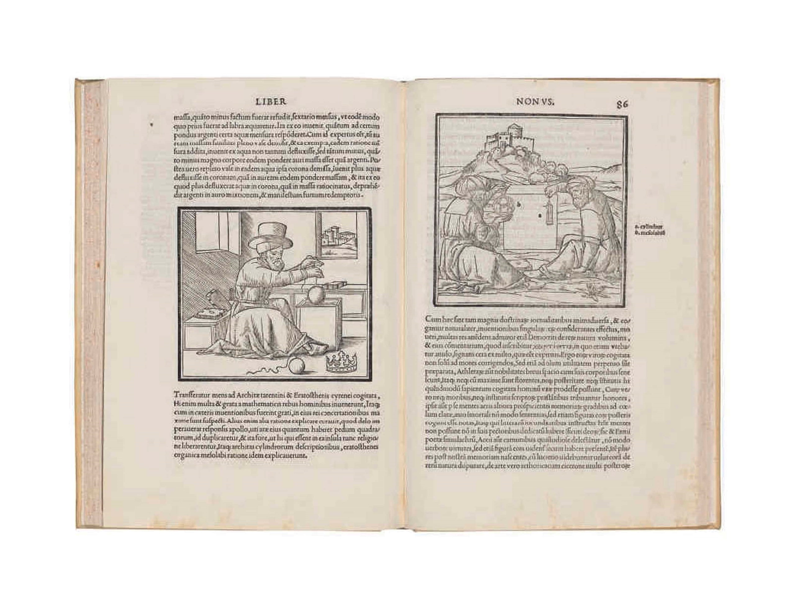 VITRUVIUS Pollio, Marcus (c.70-15 B.C.). [De architectura libri decem ...