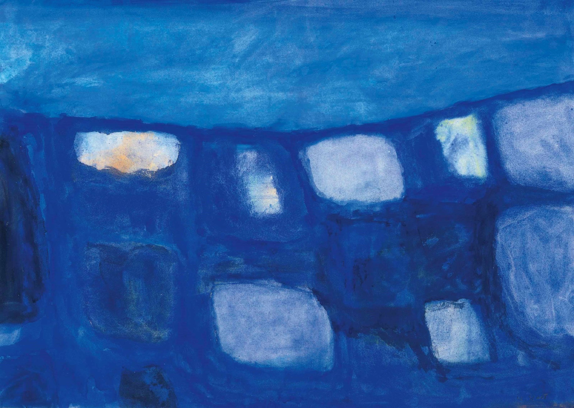 William Scott, R.A. (1913-1989), Blue Still Life | Christie's