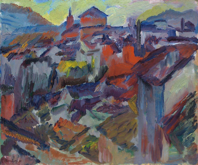 David Bomberg (1890-1957), Evening, The Old City and Cathedral, Ronda ...