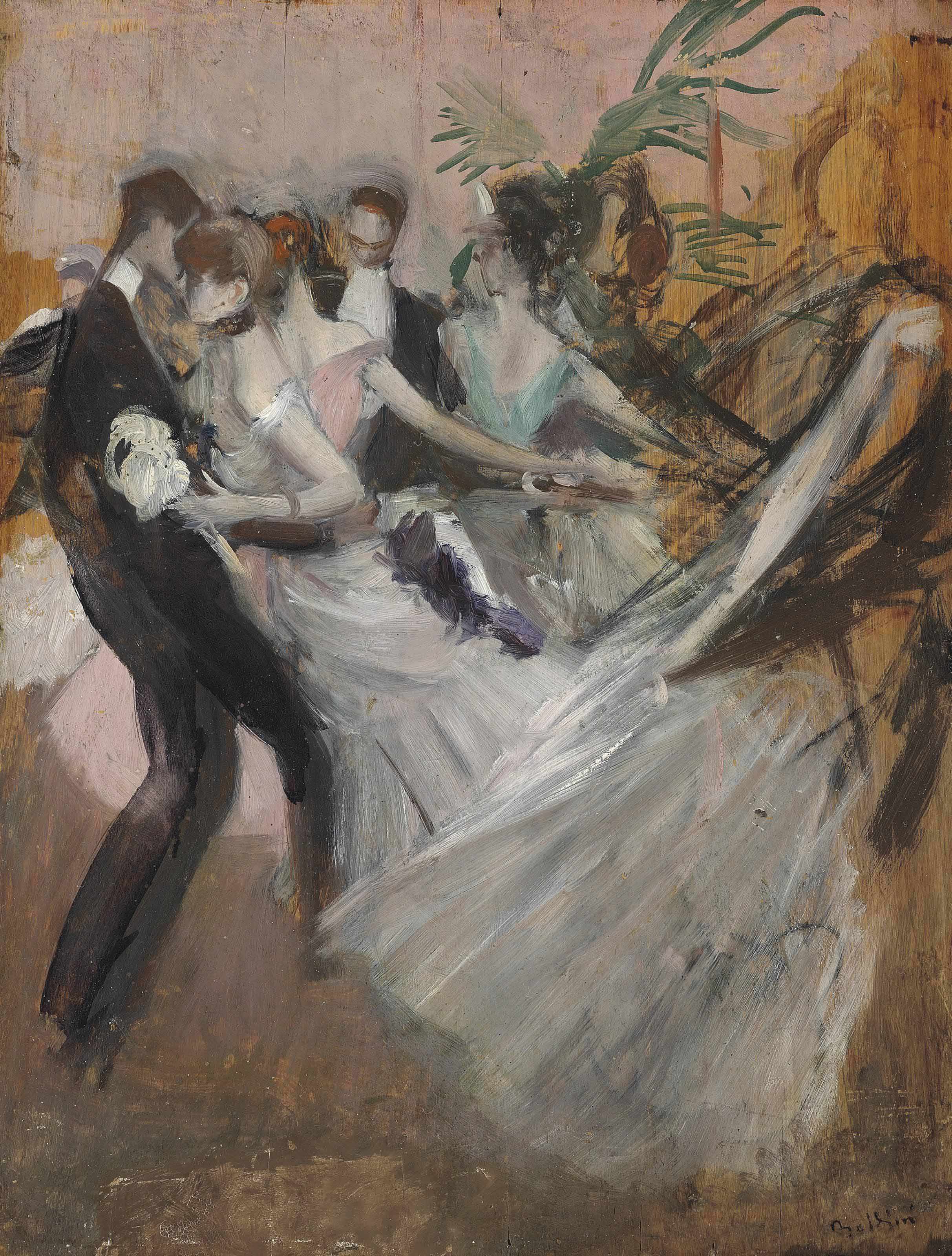 Giovanni Boldini (Italian, 1842-1931) , Al Ballo | Christie's
