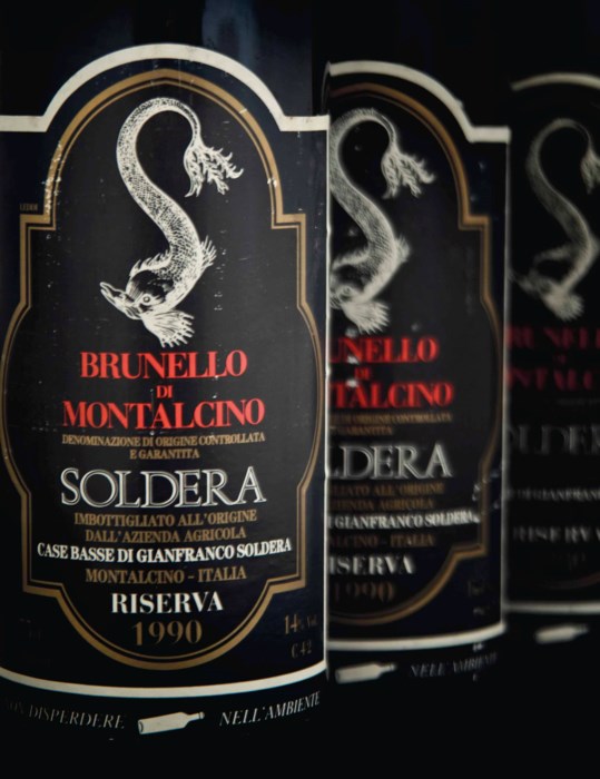 Soldera, Case Basse Brunello di Montalcino Riserva 1990Bin-soiled ...