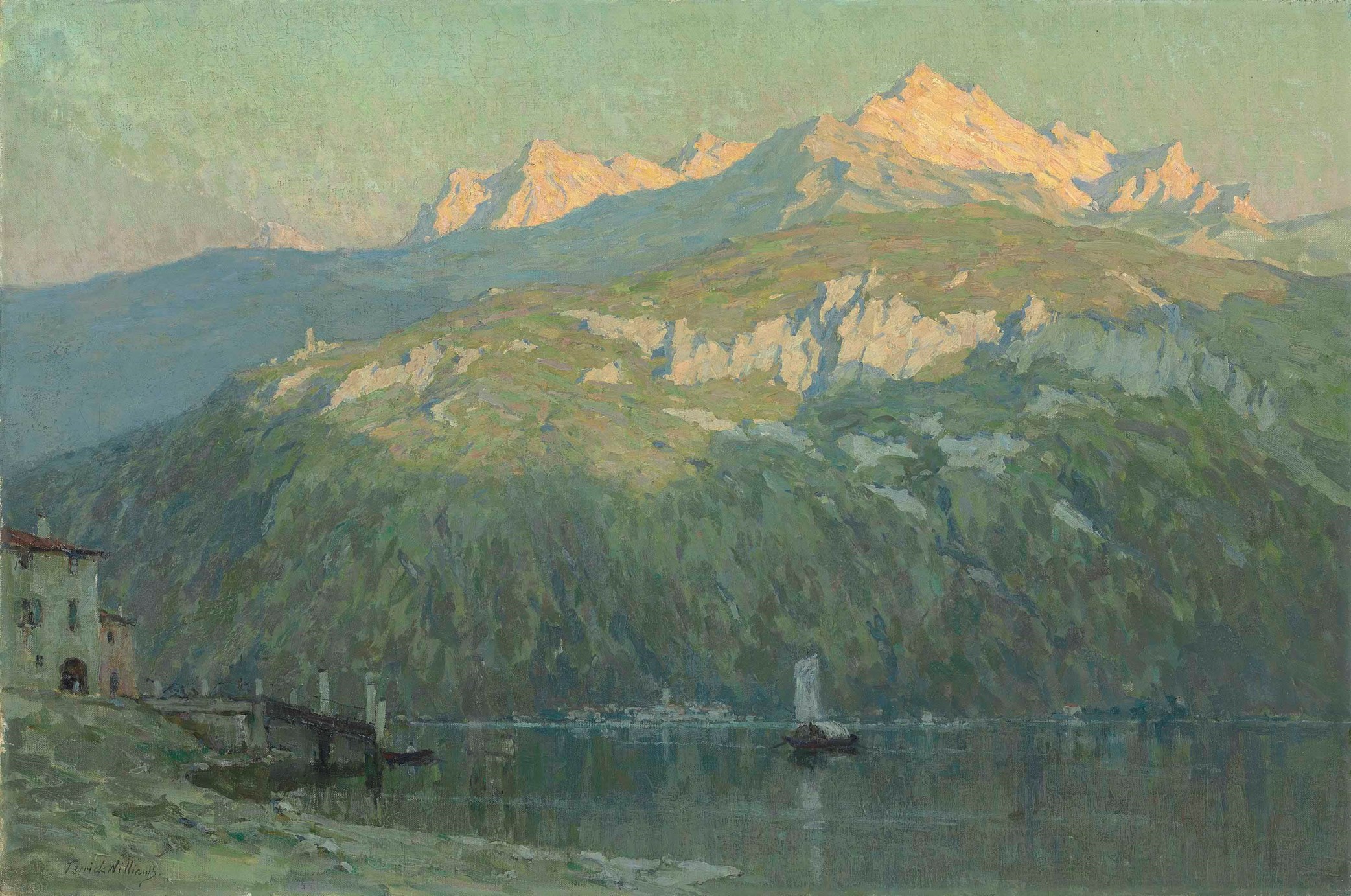 Terrick John Williams, R.A. (1860-1937), Lake Como from Menaggio ...