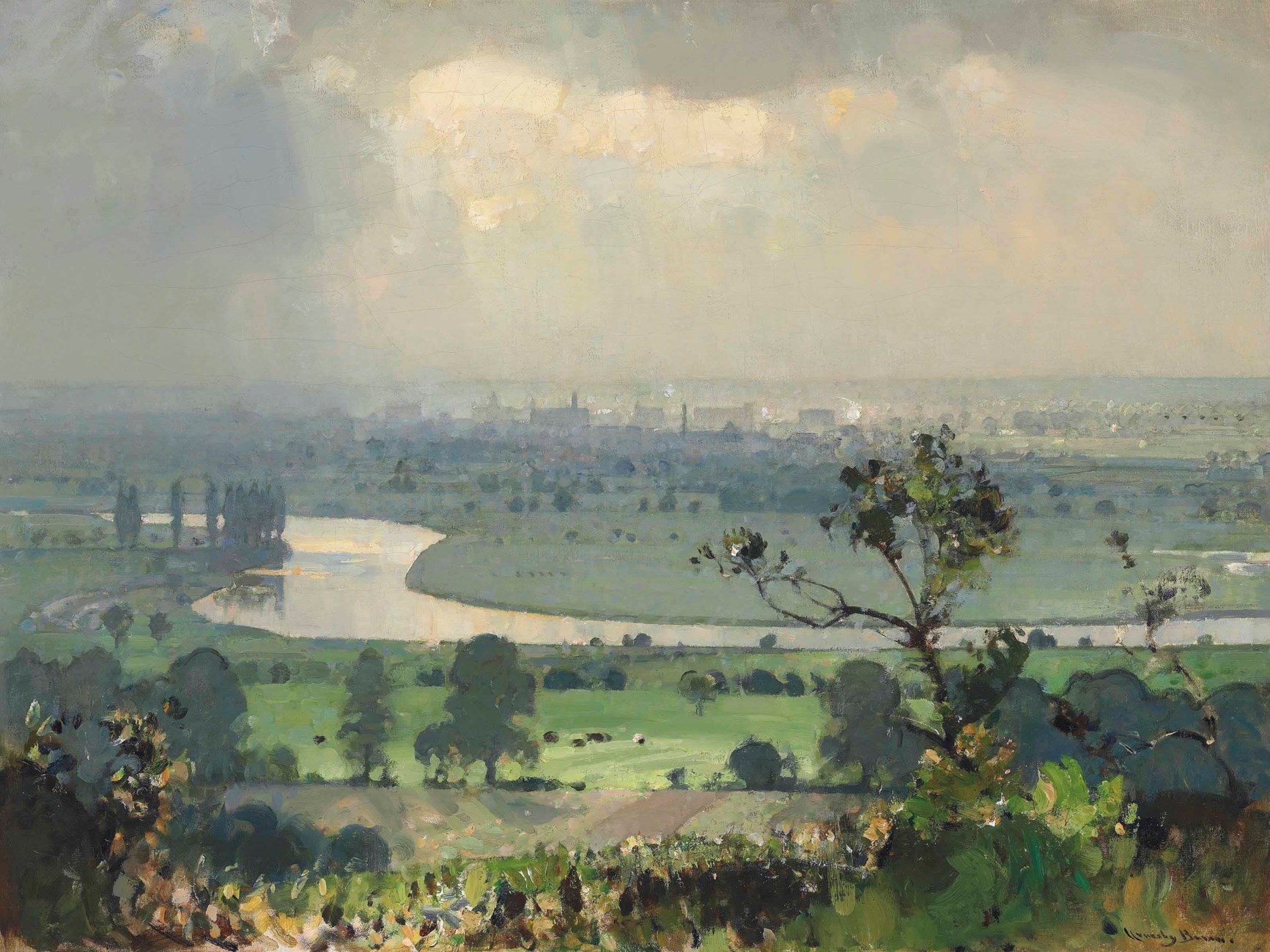 Sir John Alfred Arnesby Brown, R.A. (1866-1955), The Trent Valley ...