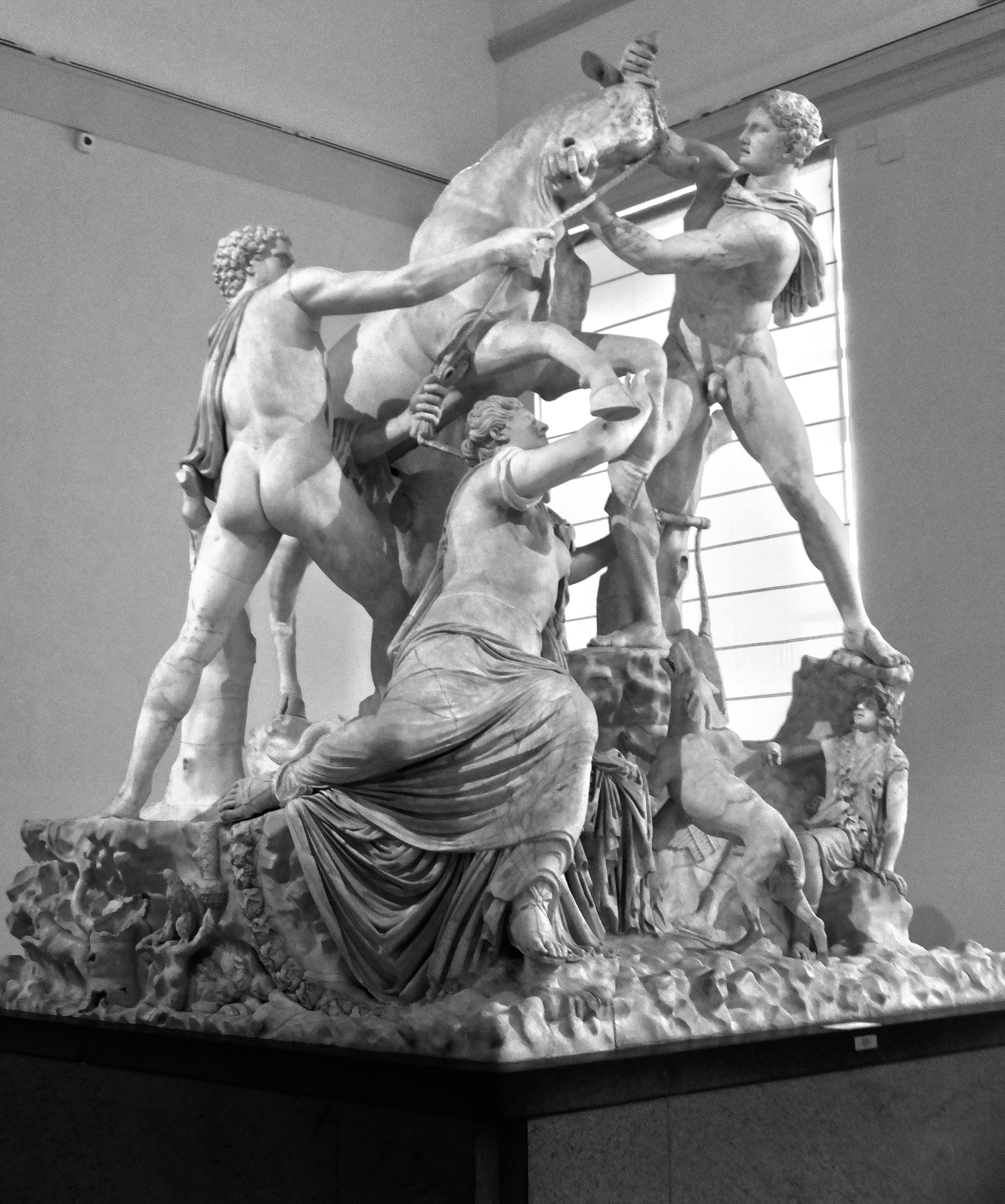 A BRONZE MODEL OF THE FARNESE BULL , AFTER THE ANTIQUE, CIRCLE OF ...