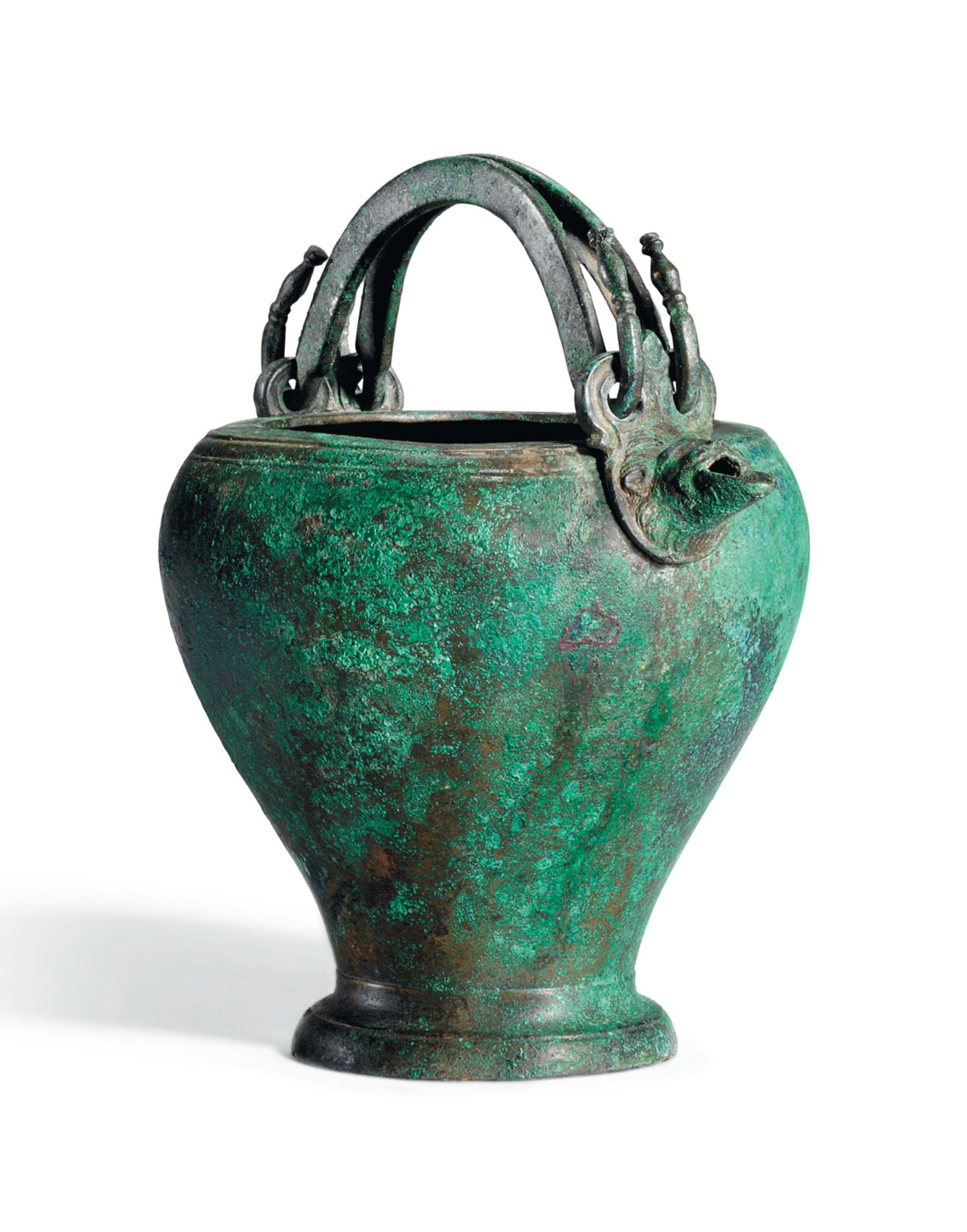 A GREEK BRONZE SITULA , HELLENISTIC PERIOD, CIRCA LATE 4TH CENTURY B.C ...