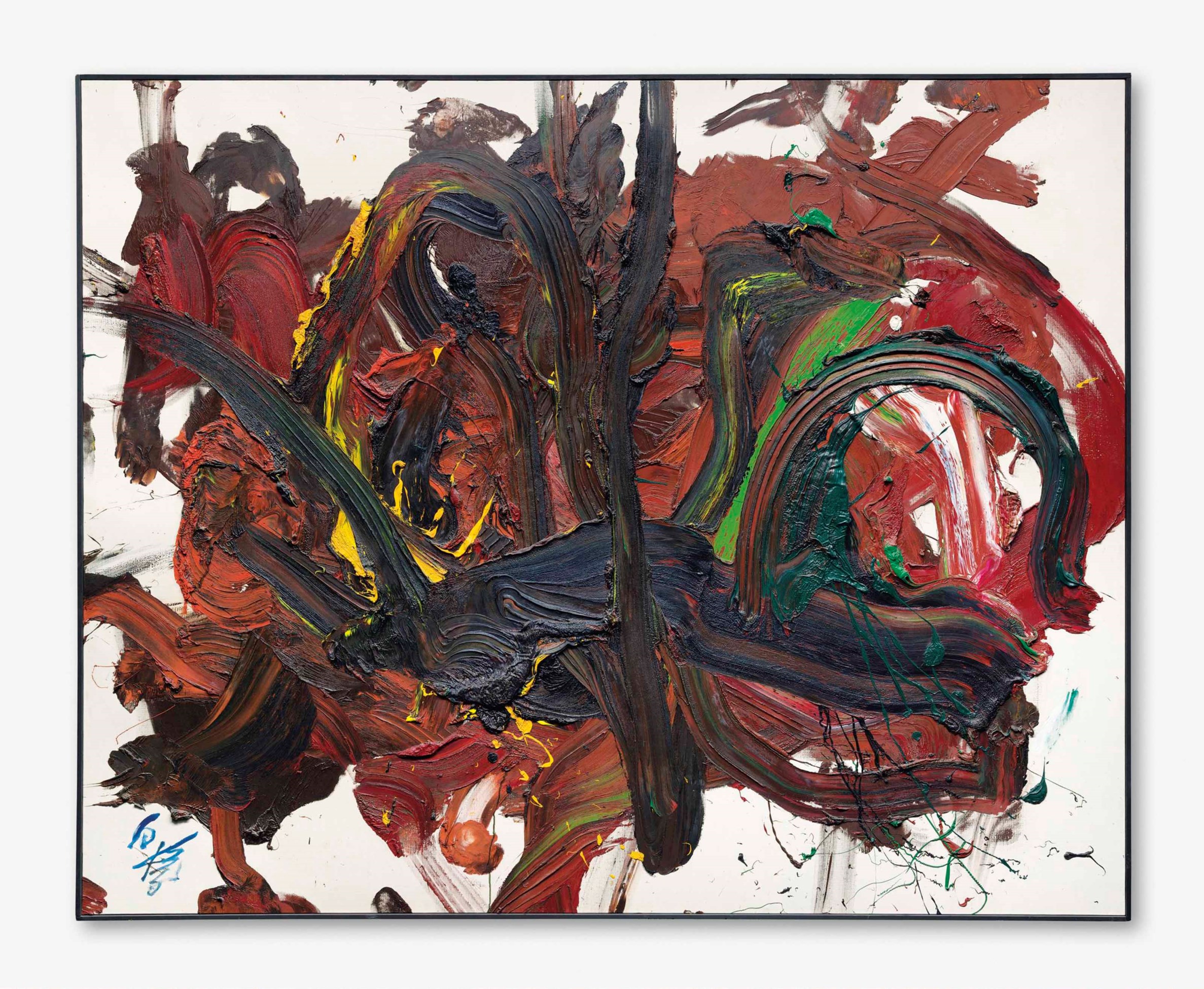 Kazuo Shiraga (b. 1924), Choji Haten (Unprecedented Leap) | Christie's